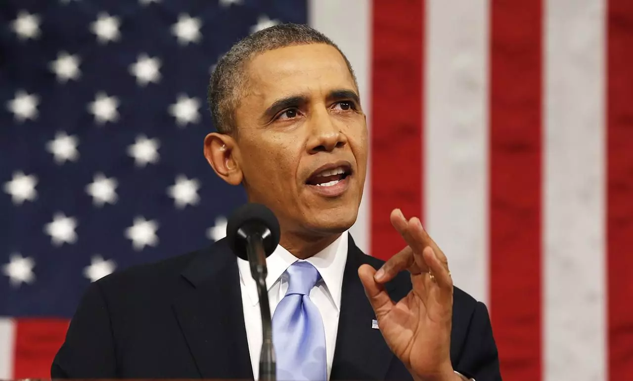 Présidén Obama Ngirimkeun Alamat Nagara Uni di Capitol AS