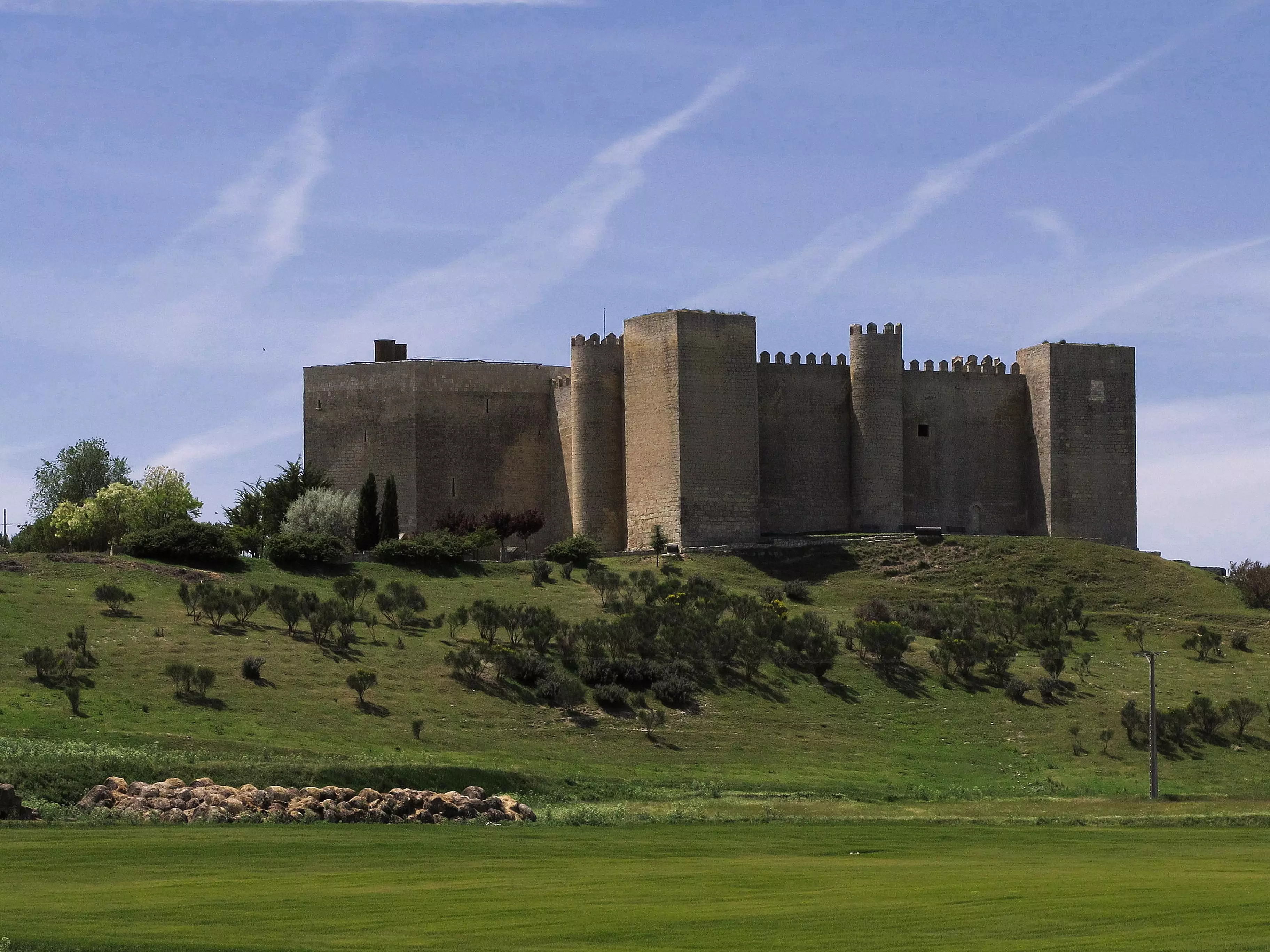 Schloss in Kastilien, Spanien