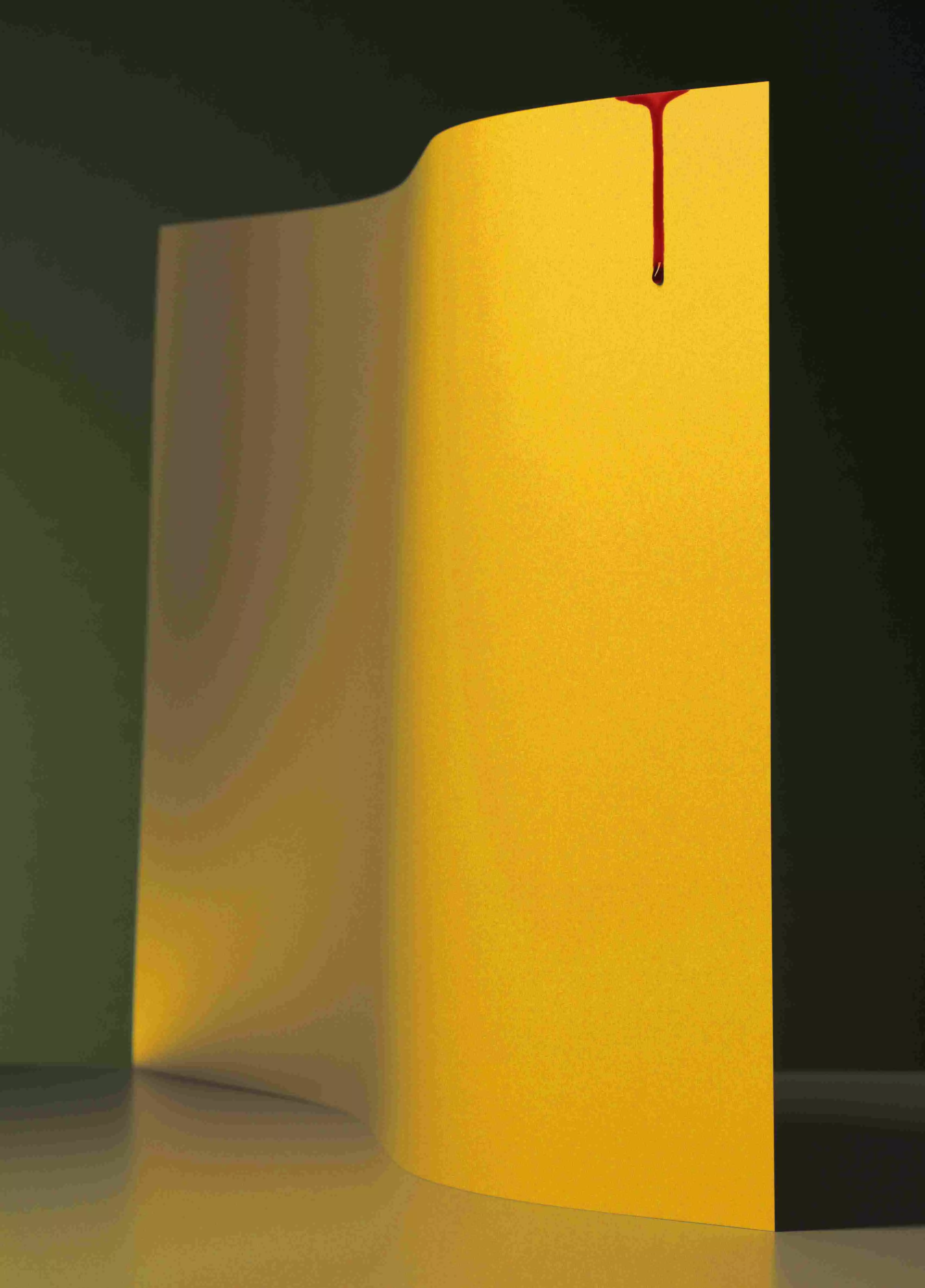 Goldenrod-papier is een speciaal papier dat kleurstoffen bevat die reageren op pH-verandering.