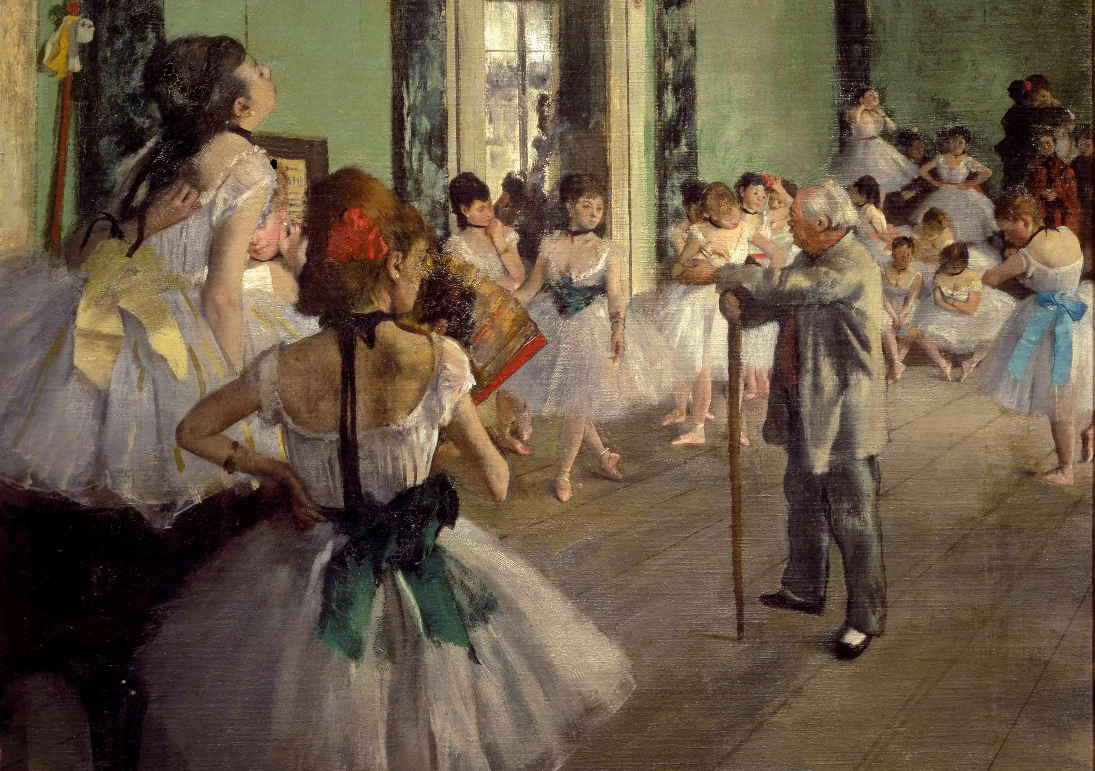 ชั้นเรียนเต้นรำ โดย Edgar Degas