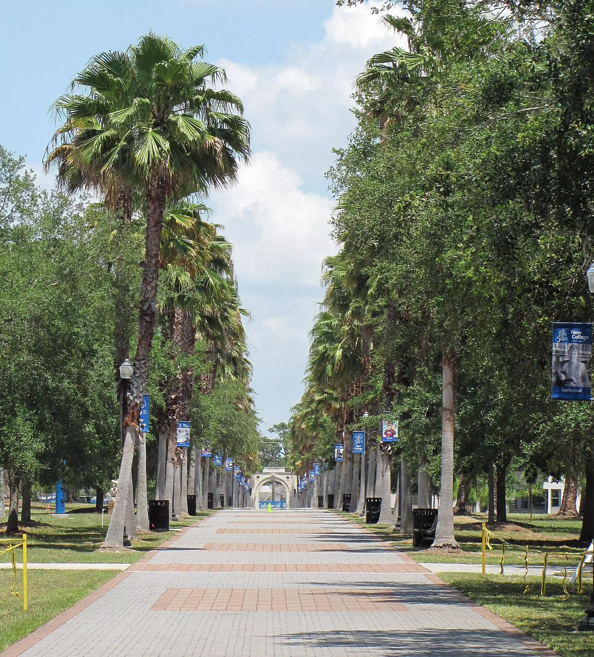 Dort Promenade ĉe Nova Kolegio de Florido