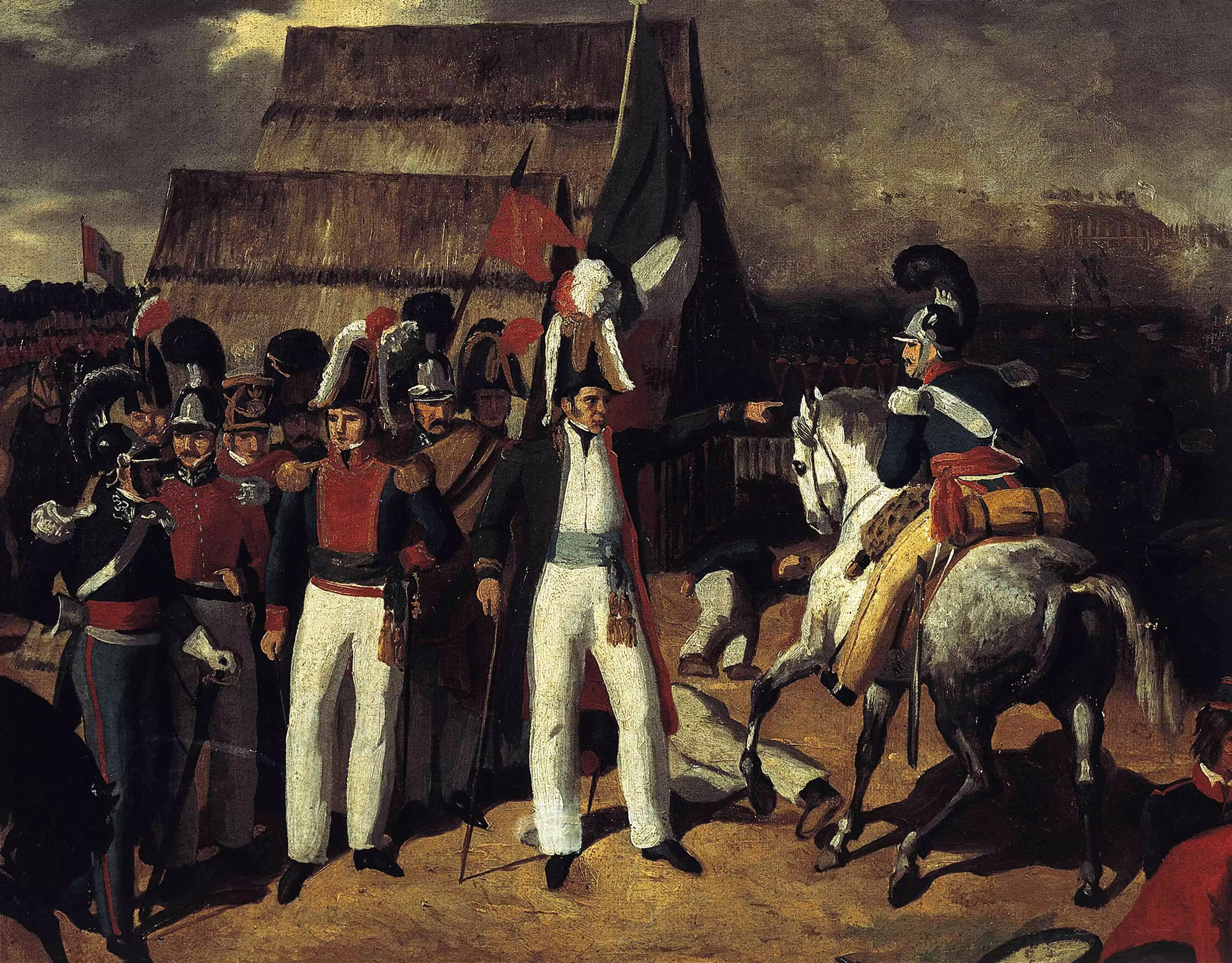 Генерал Антоніа Лопес дэ Санта-Ана, 1829 год