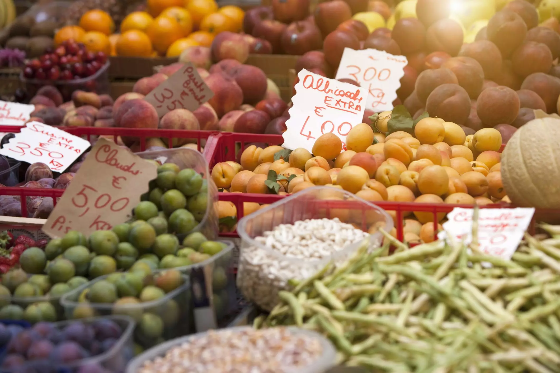 Vocabulaire italien des fruits et légumes