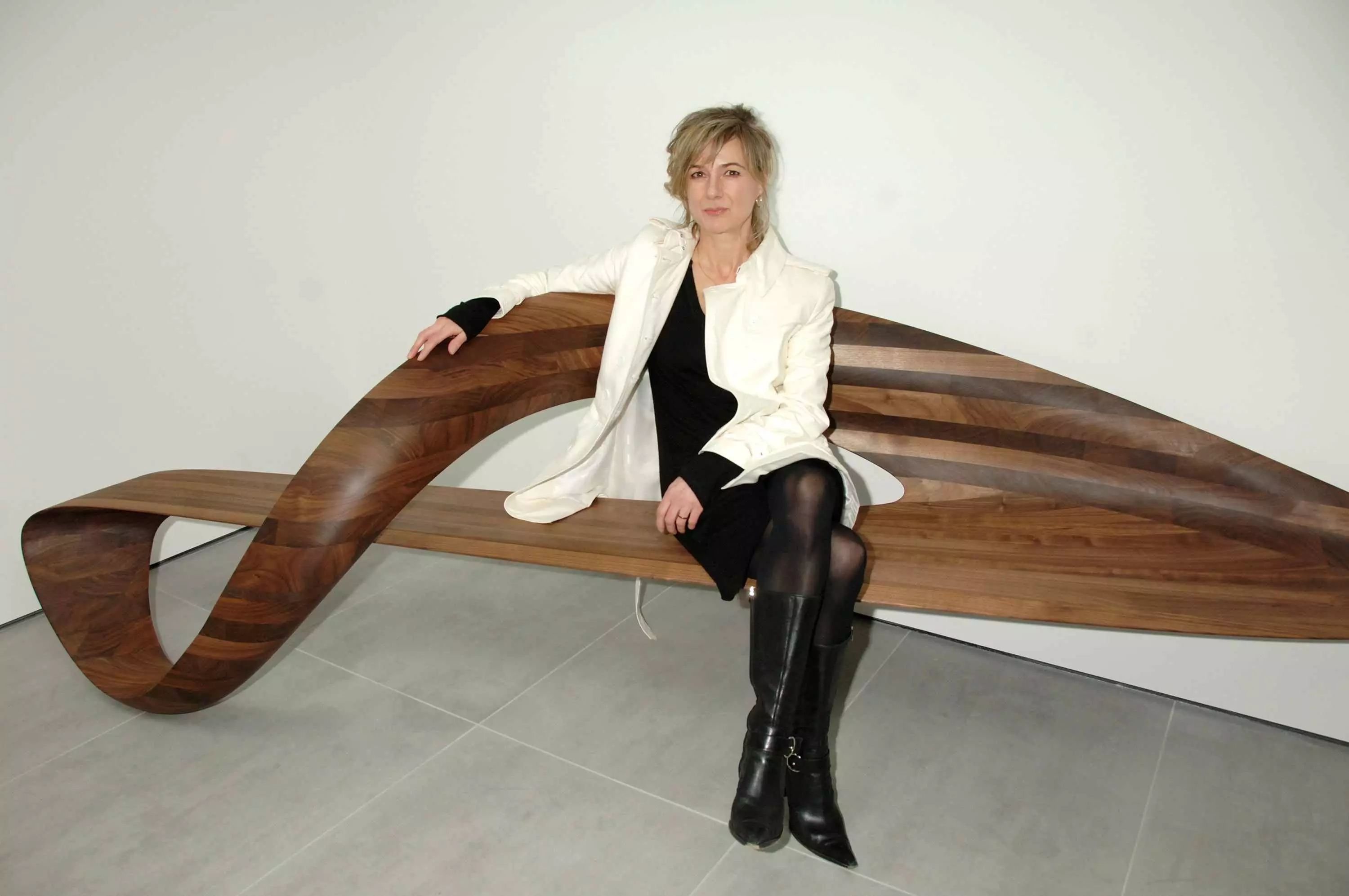 Amanda Levete, argitek en ontwerper, in 2008