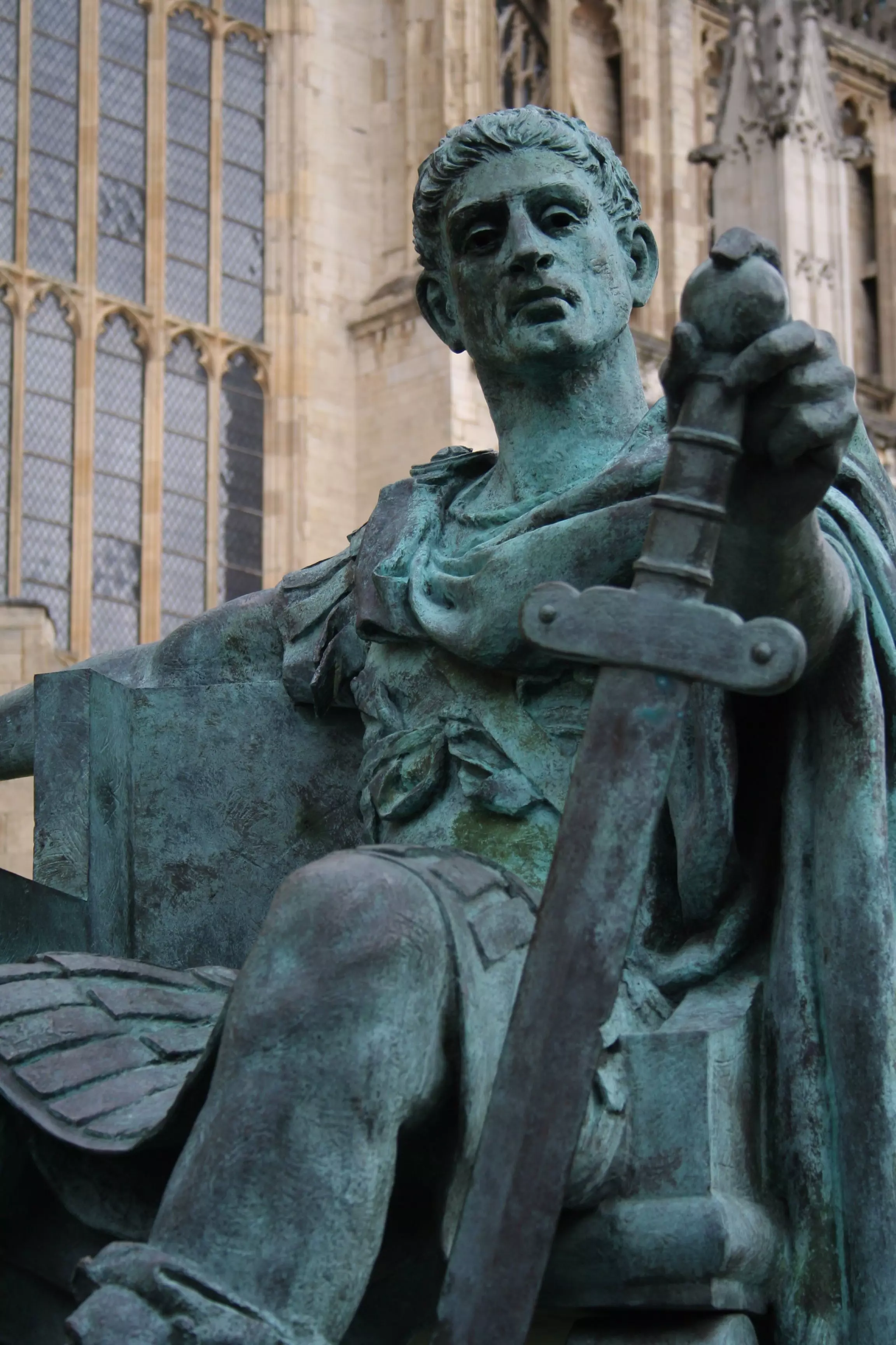 Staty av den romerske kejsaren Konstantin den store, York Minster