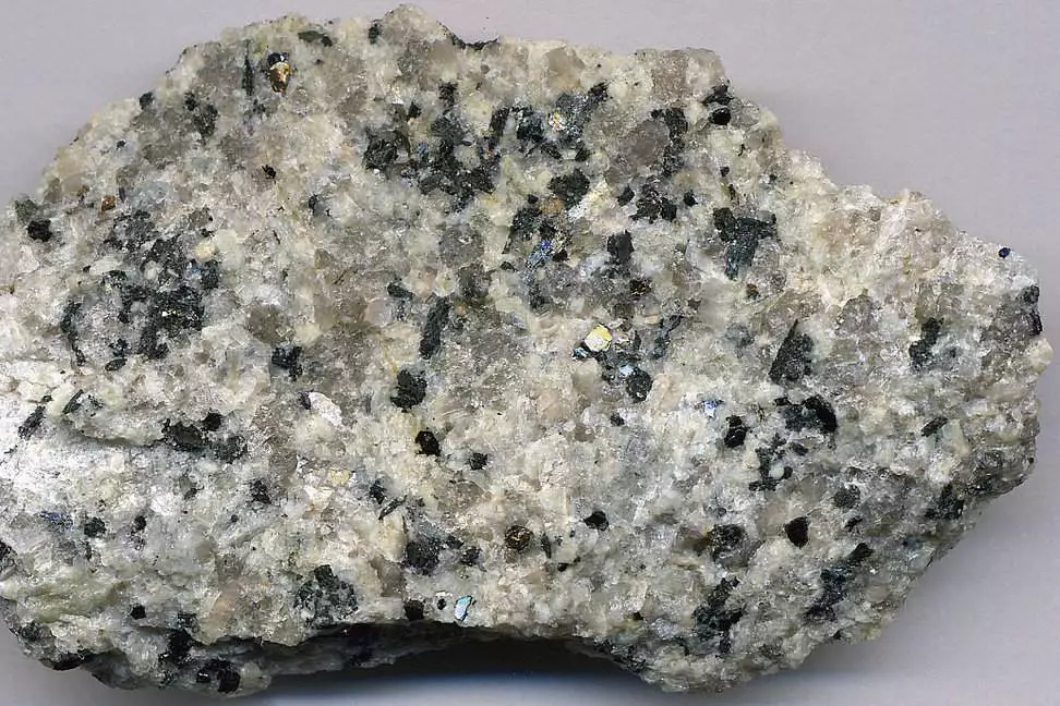 Кварцовий монцонит (Butte Quartz Monzonite, пізній крейдяний період, 68-78 млн років; відслонення Interstate 90, на південний схід від Butte, штат Монтана, США)