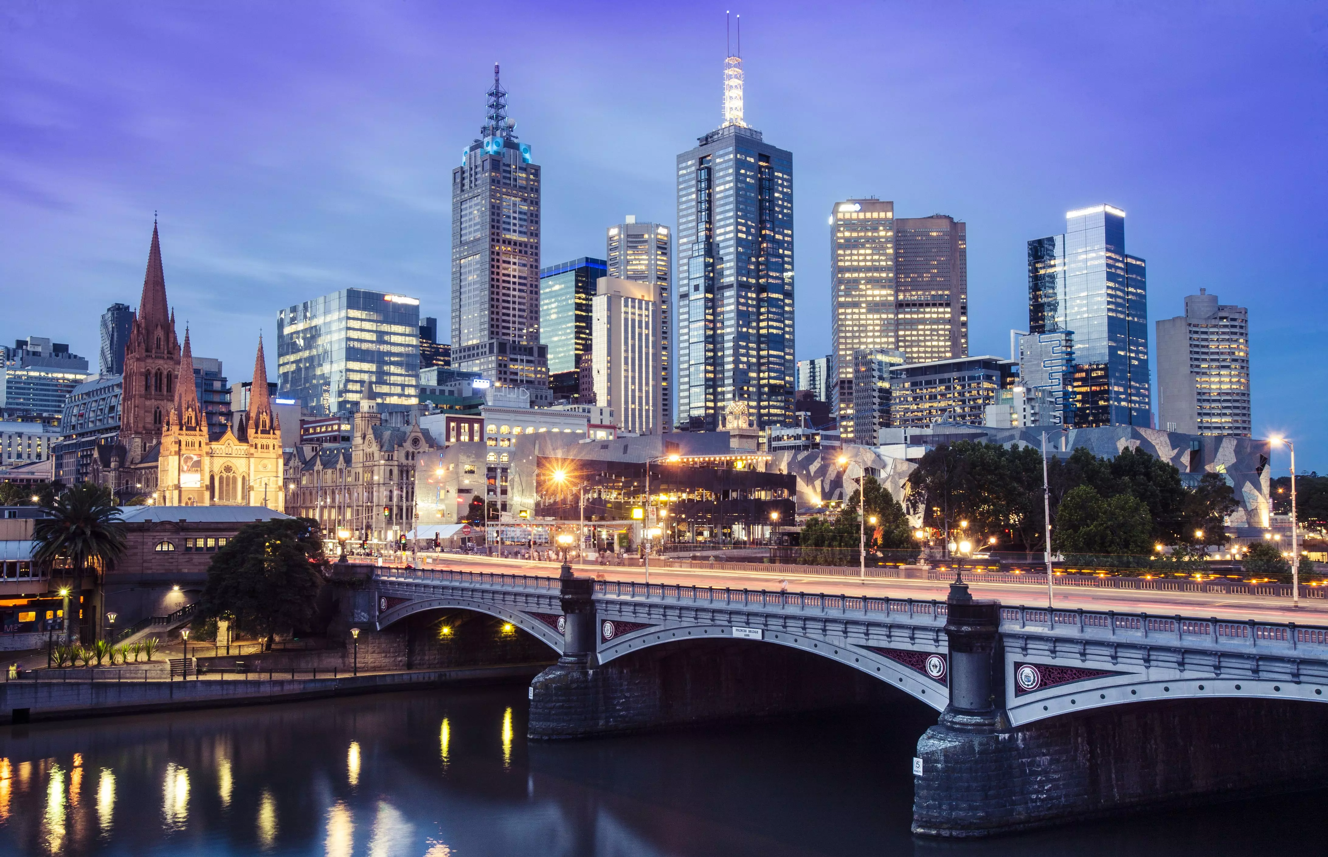 Melbournes skyline