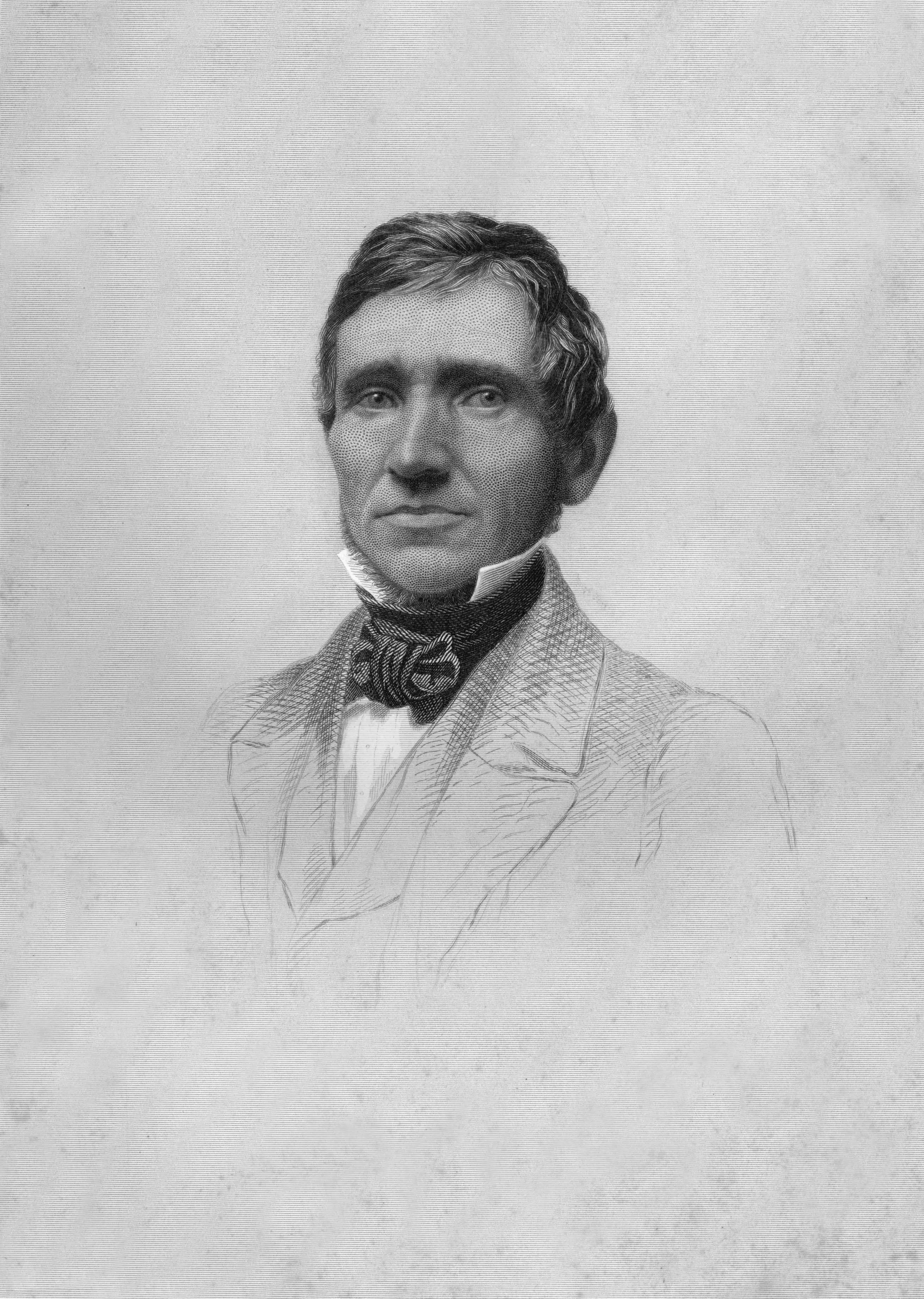 1845 dolaylarında: Amerikalı mucit Charles Goodyear'ın portresi (1800 - 1860).