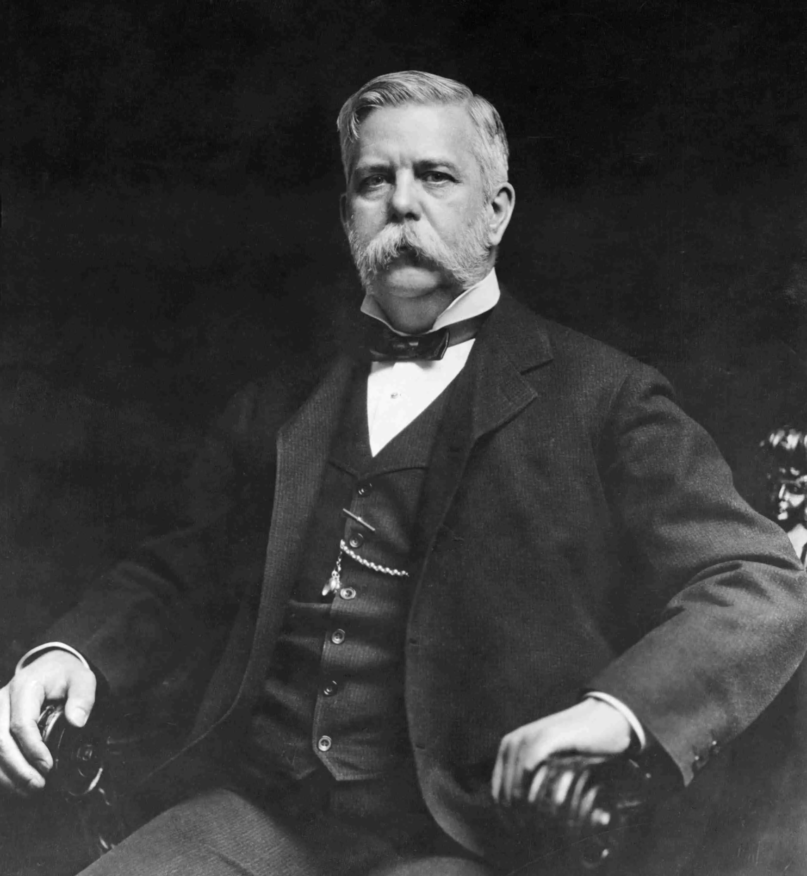 George Westinghouse (1846-1914), wanda ya kafa masana'antun da ke ɗauke da sunansa, mai ƙirƙira da masana'anta na Amurka.