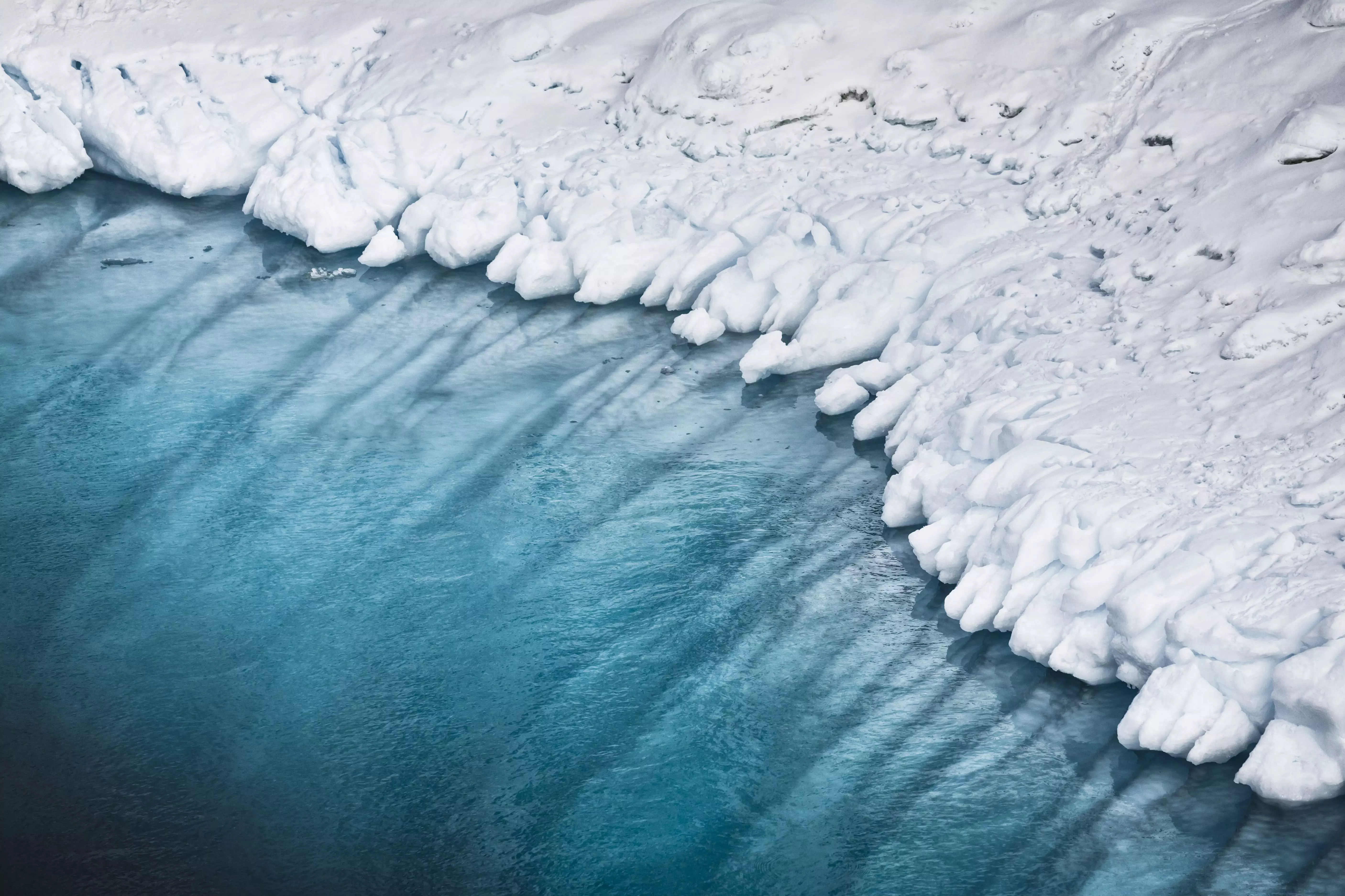 氷山の詳細、南極半島。