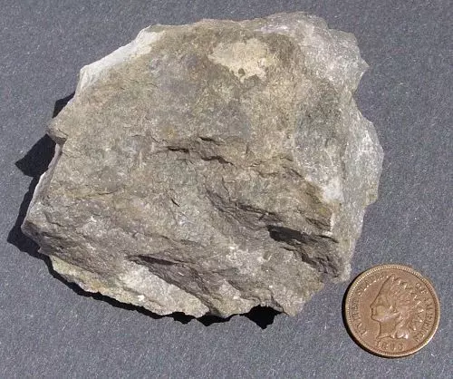 Kalkstein ist ein Sedimentgestein, das aus Kalziumkarbonat besteht, das typischerweise aus den Überresten fossiler Tierschalen gewonnen wird