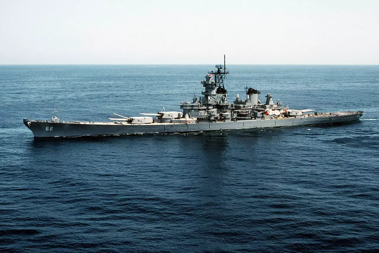 USS New Jersey (BB-62) Pandan Dezyèm Gè Mondyal la