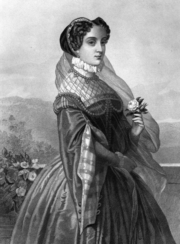 Mary, Queen of Scots, ni ohun 1885 engraving