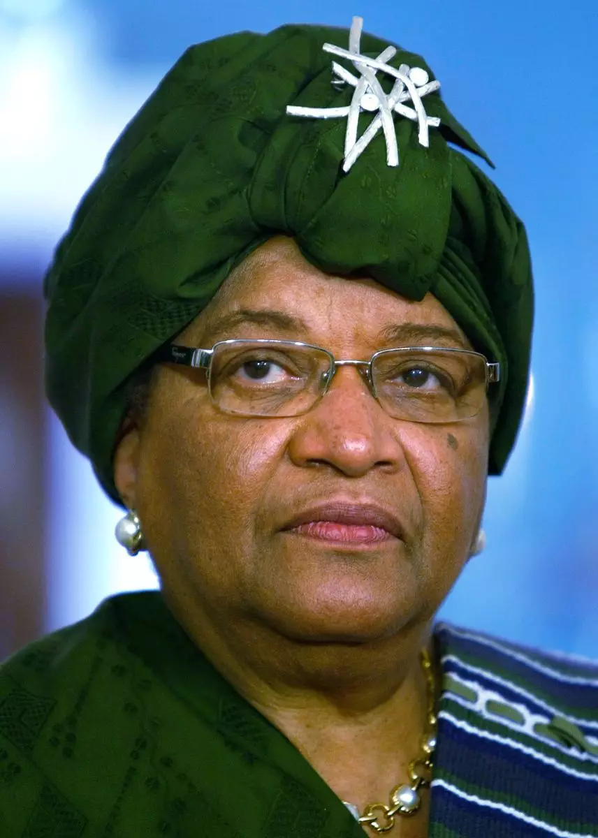 Ellen Johnson Sirleaf - preasagallamh Washington DC 2009