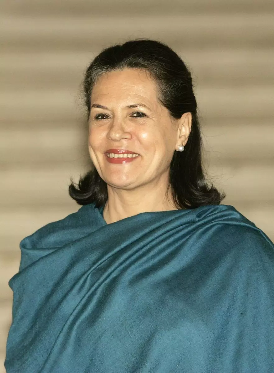 Sonia Gandhi ti Ẹgbẹ Apejọ ti India ni ọdun 2006