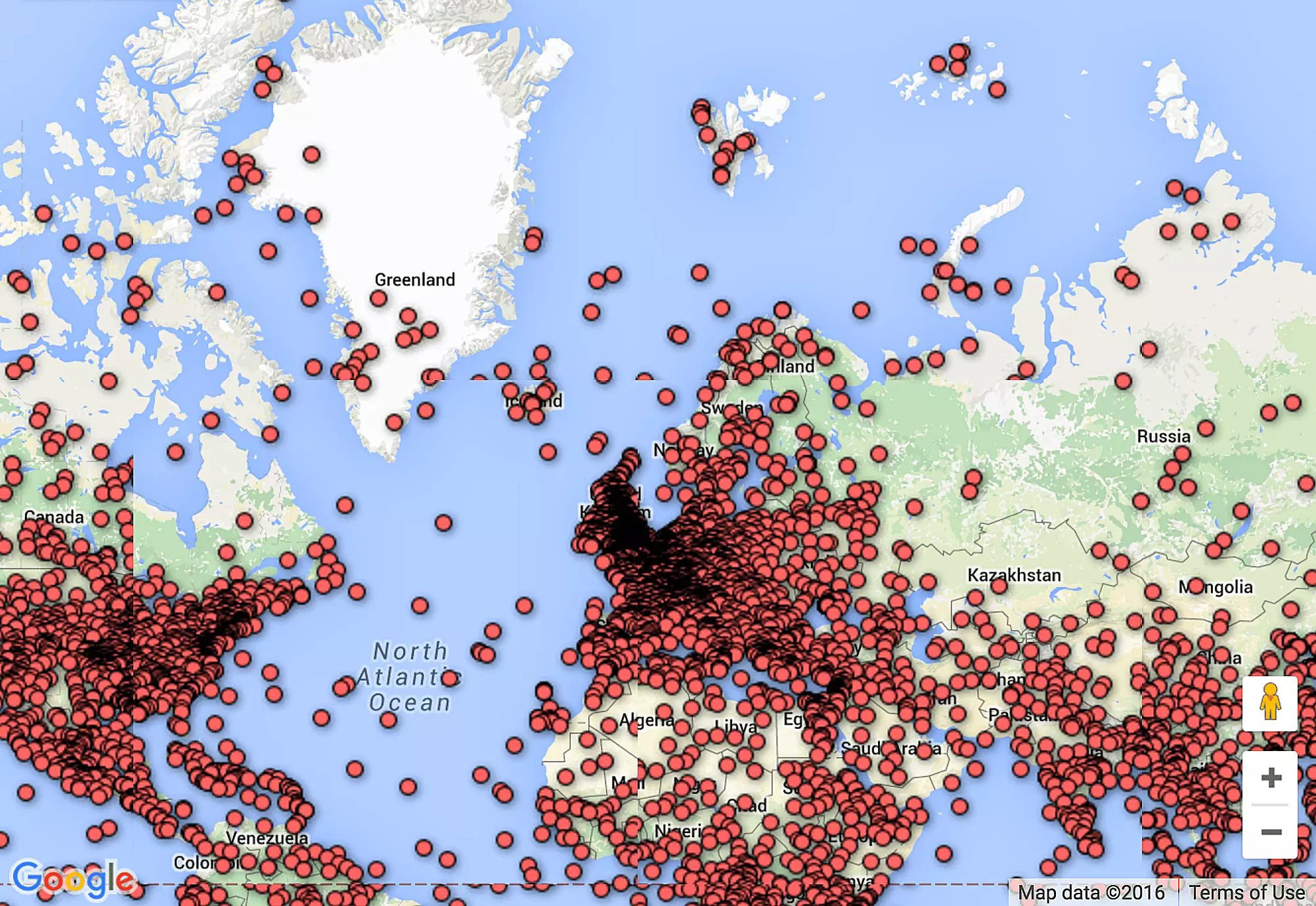 जगभरातील 8,000 हून अधिक भू-संदर्भित ऐतिहासिक नकाशे ब्रिटिश लायब्ररीमधून ऑनलाइन ऍक्सेस केले जाऊ शकतात.
