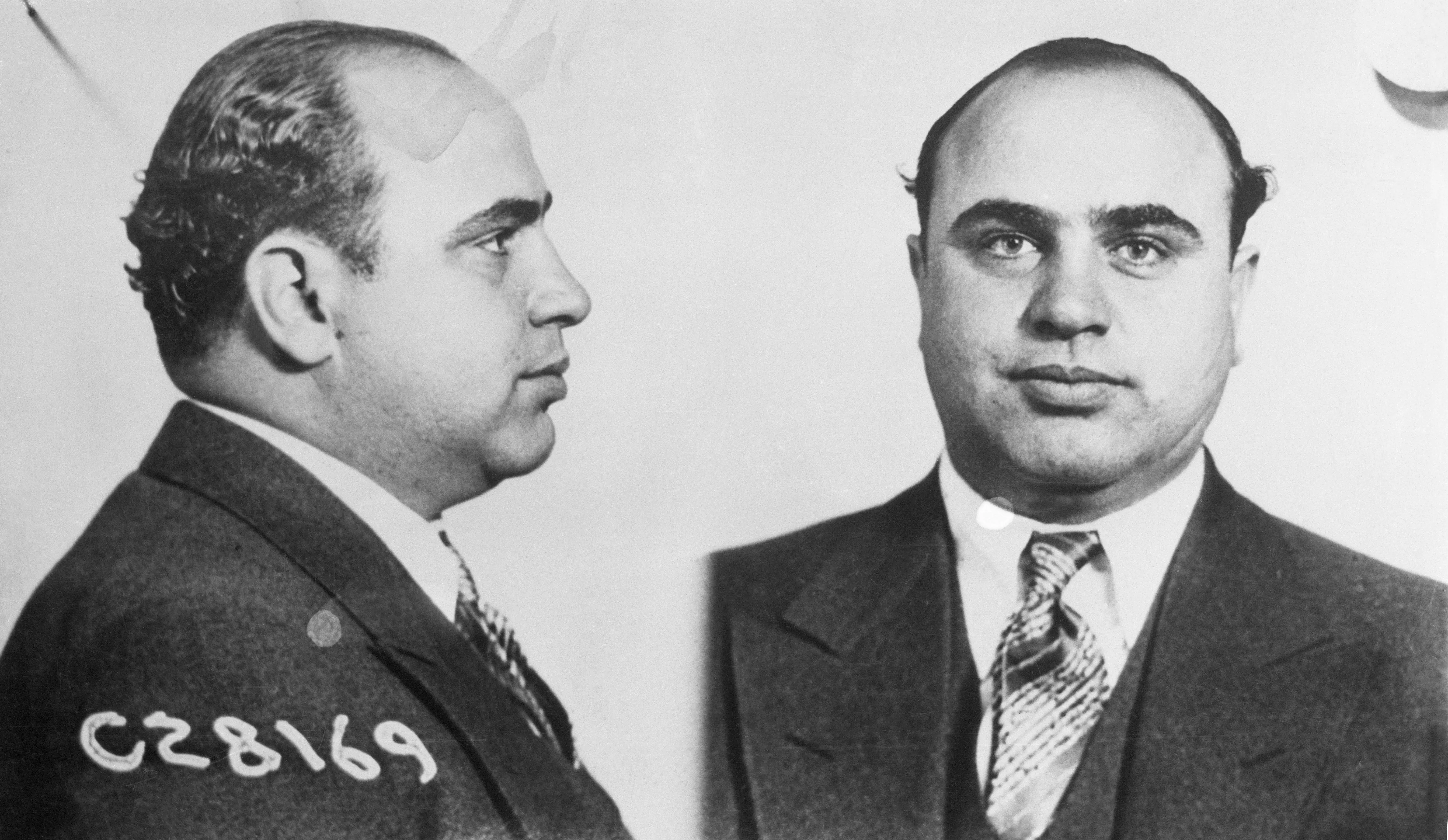 Mugshot ya Gangster Al Capone