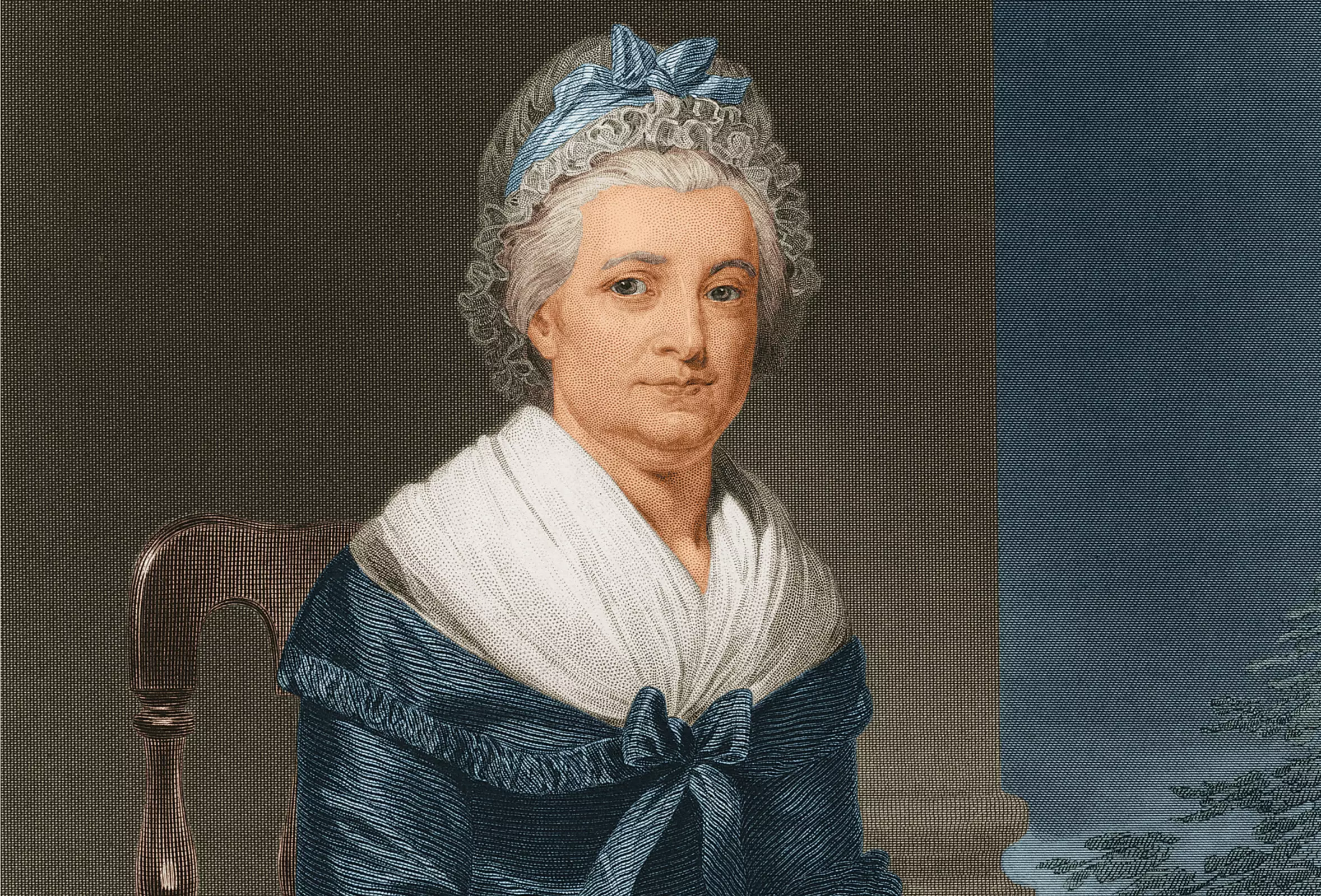 Martha Washington sobre 1790