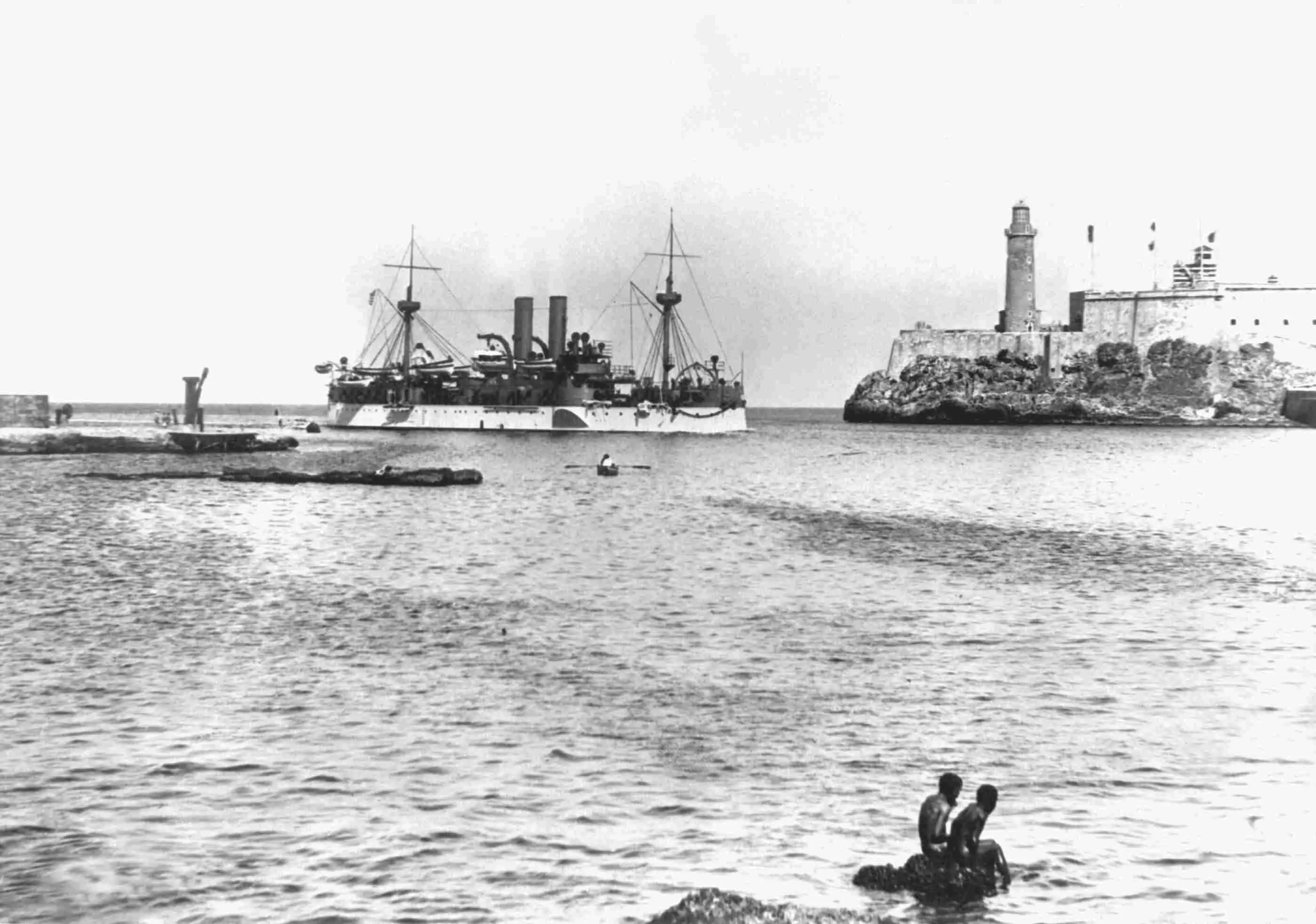 USS Maine in Havana