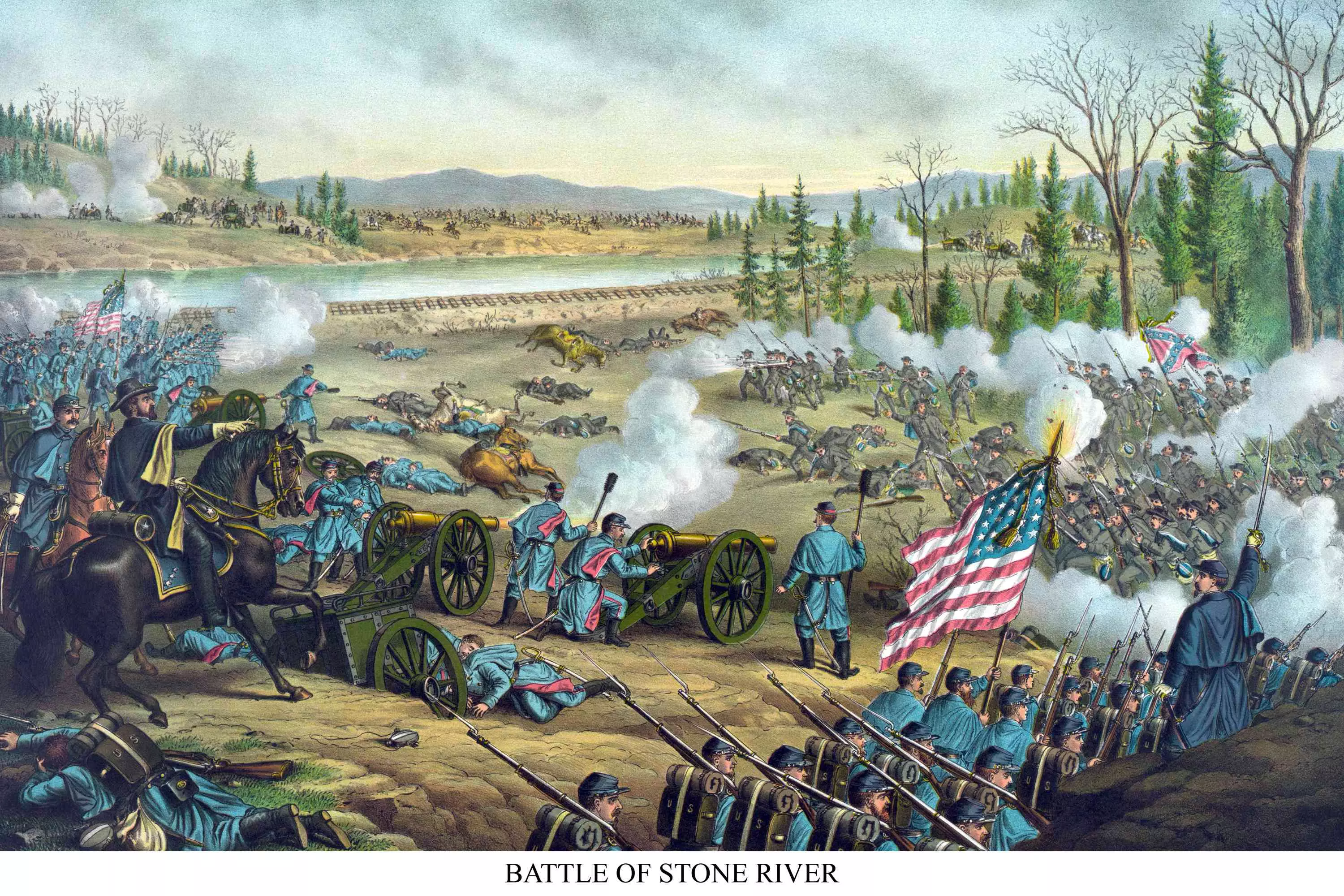 Slag van Stone River of Murfreesboro