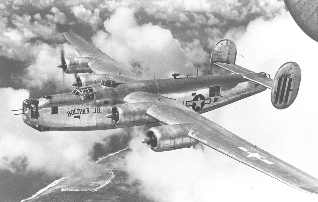 b-24 ผู้ปลดปล่อยในเที่ยวบิน