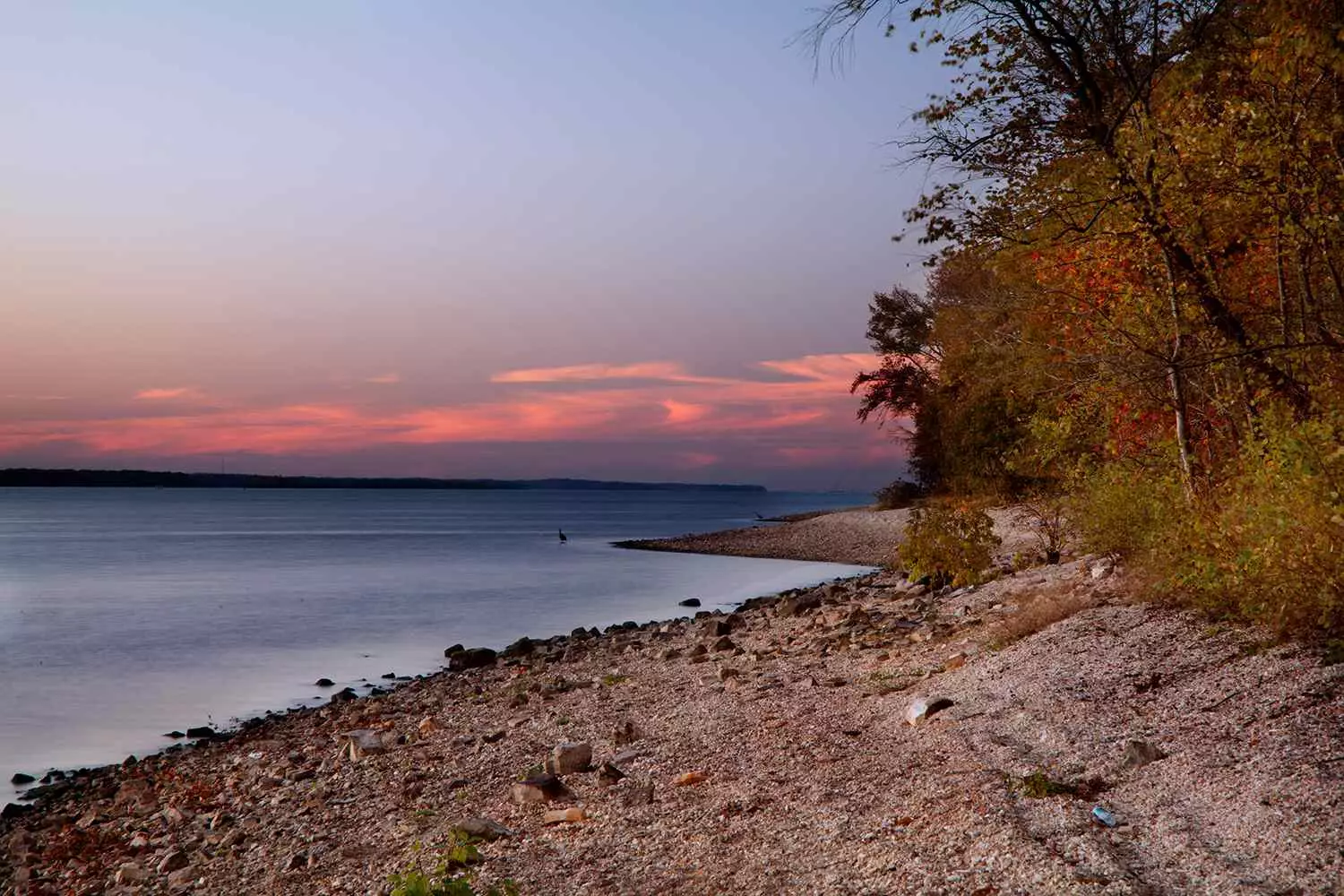 Lago Kentucky ao entardecer