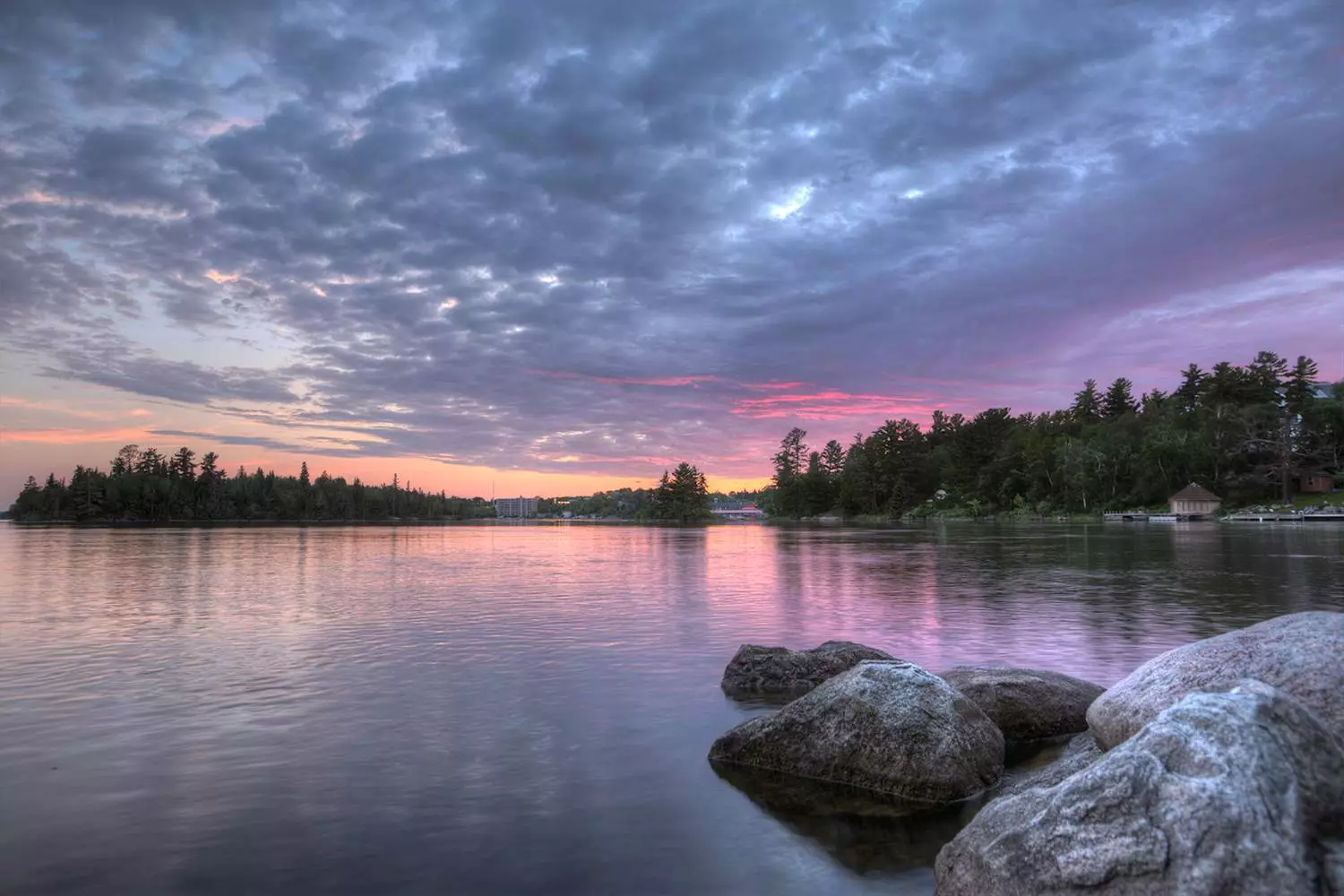 lago de los bosques