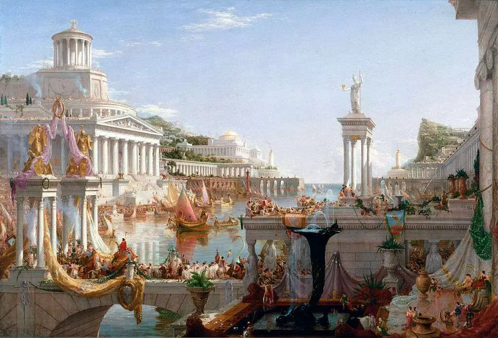 El Curso del Imperio - Consumación por Thomas Cole