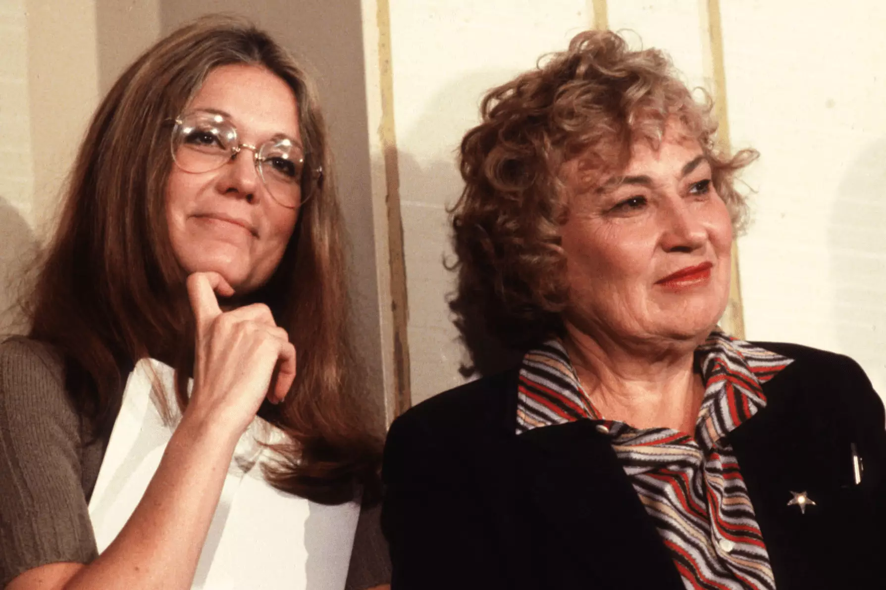Gloria Steinem og Bella Abzug, 1980