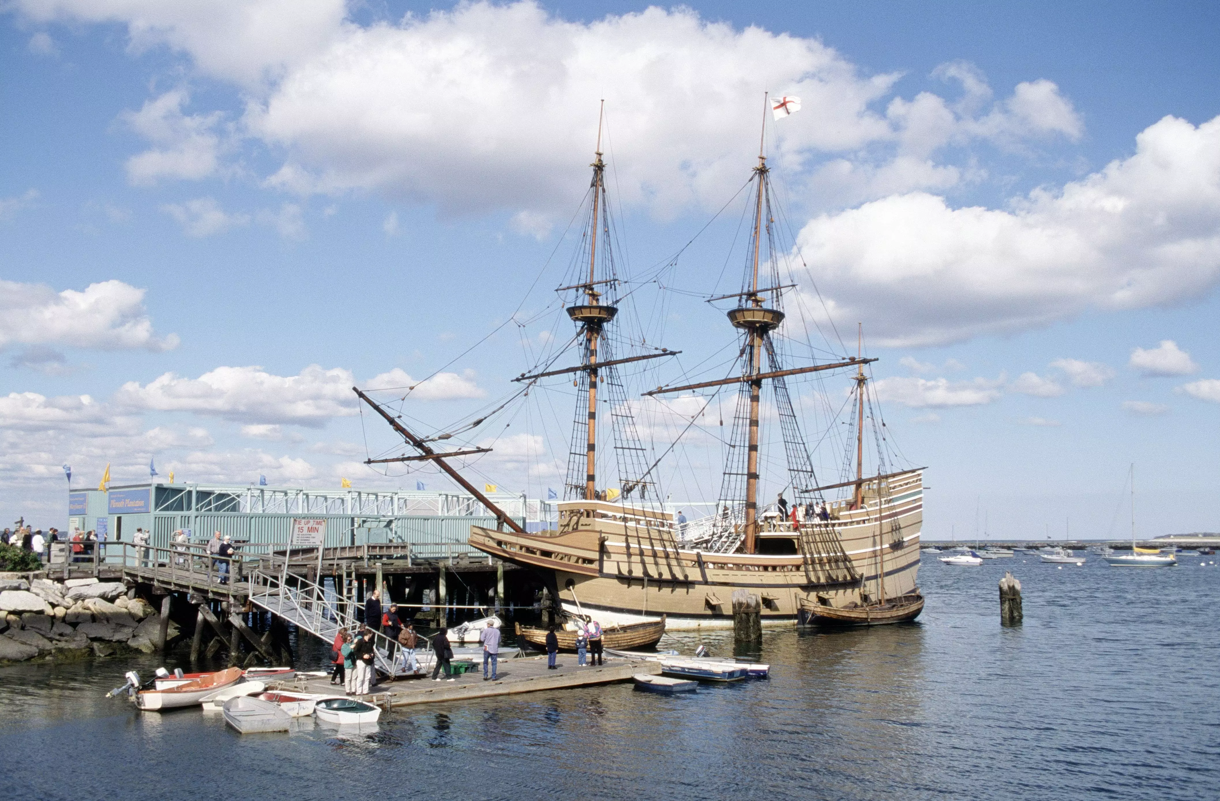 แบบจำลอง Mayflower II, Plymouth, MA