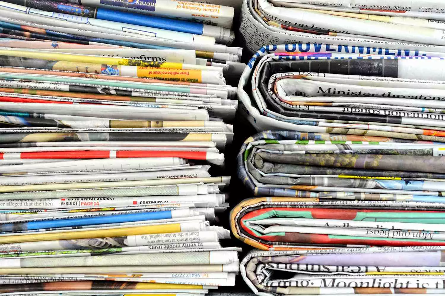 Newspaper Stack