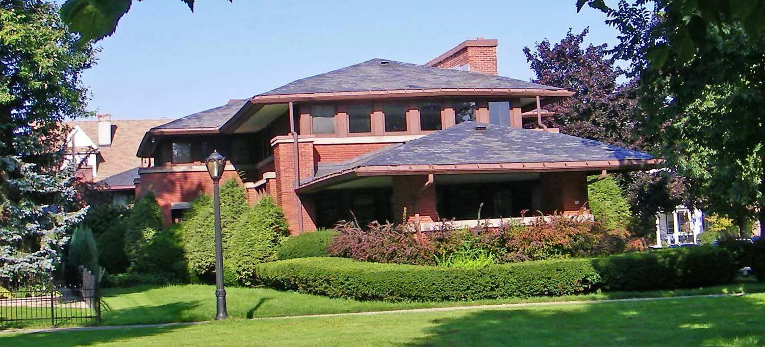 William R. Heath Residence in Buffalo by Frank Lloyd Wright