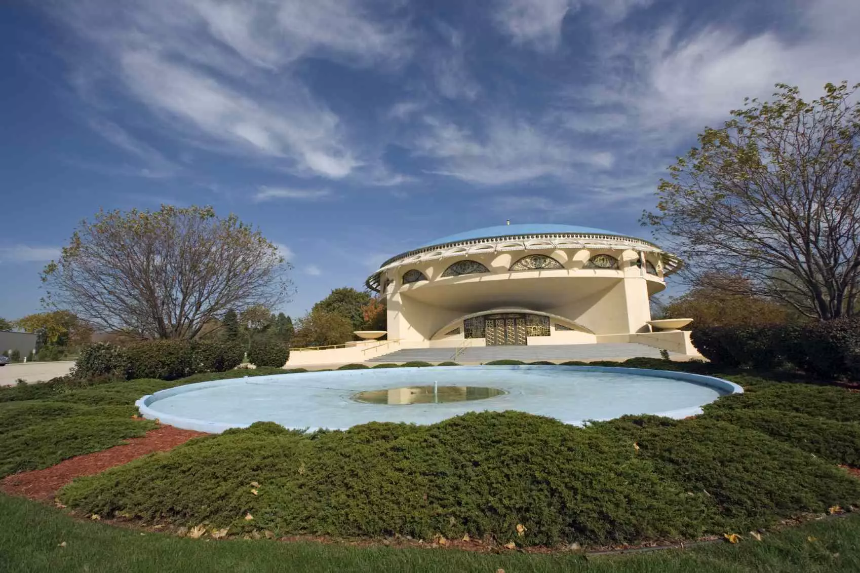 Apreiškimo graikų ortodoksų bažnyčia, kurią pateikė Frank Lloyd Wright, Wauwatosa, Viskonsinas