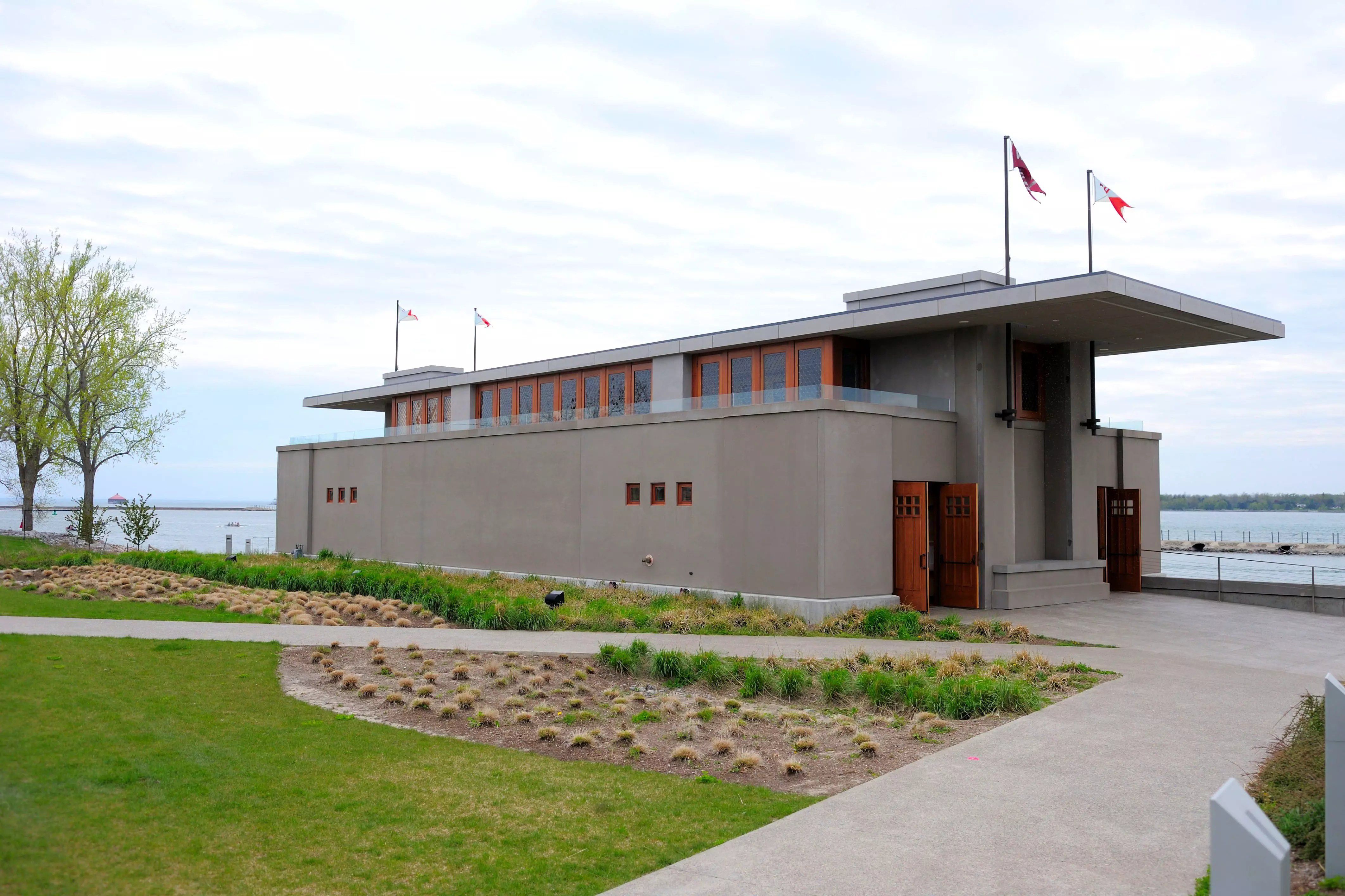 The Prairie Style Fontana Boathouse by Frank Lloyd Wright Բուֆալոյում