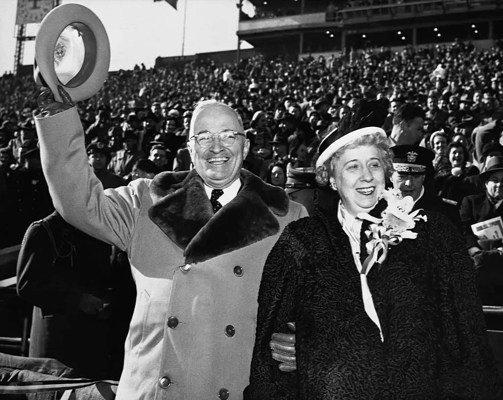Başkan Truman ve eşi