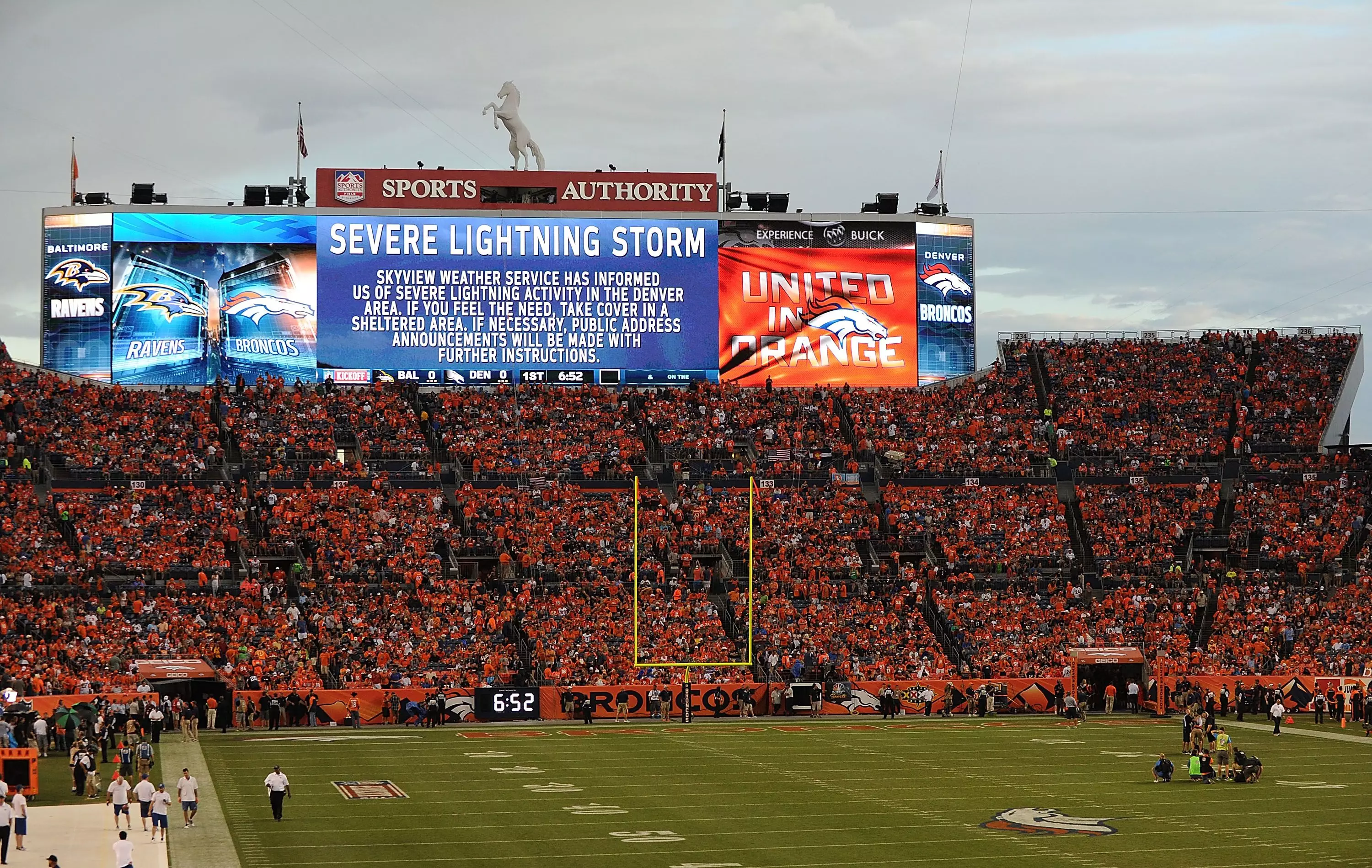 Jumbotron di Stadion Olahraga