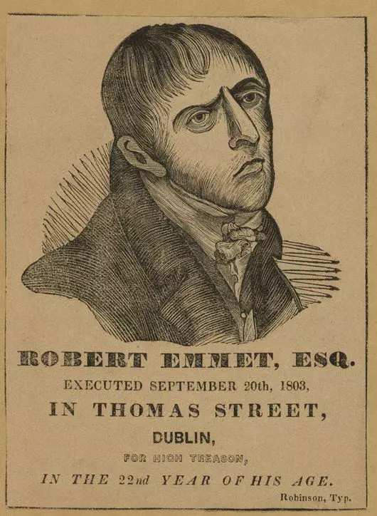 Afișul lui Robert Emmet