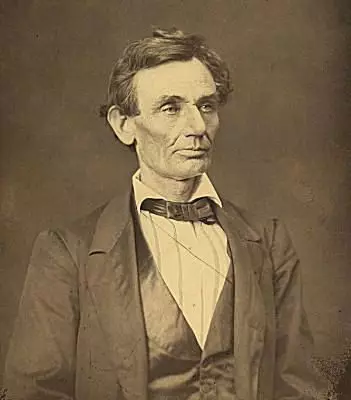 Abraham Lincoln tamin'ny 1860