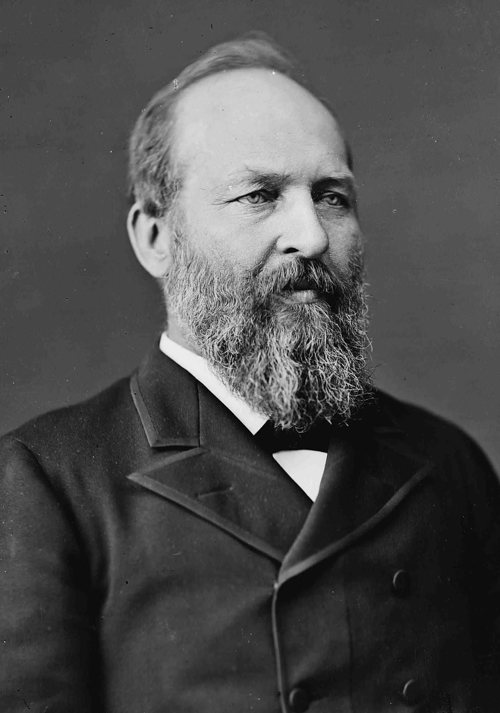 Portrét prezidenta Jamesa Garfielda