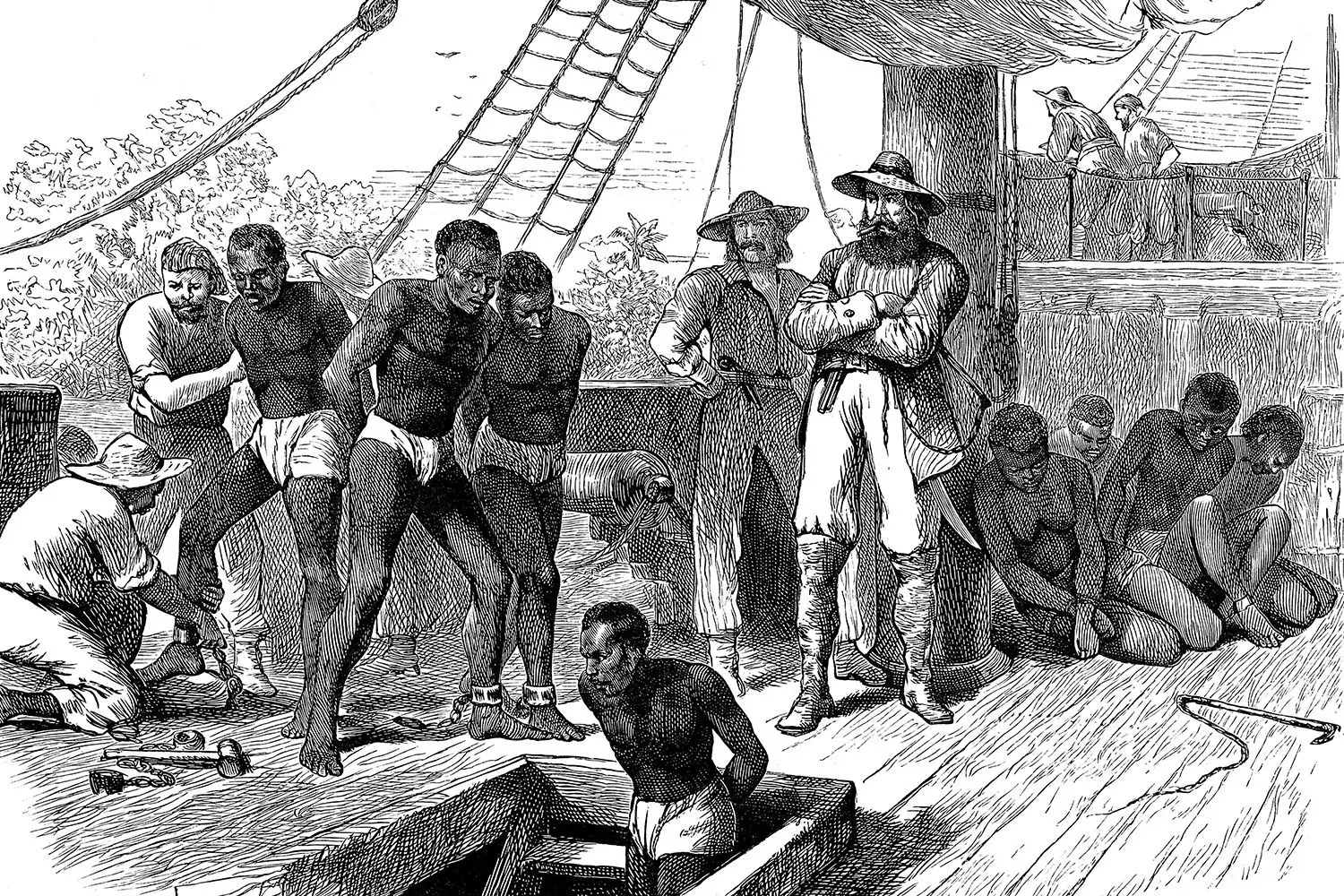 Преглед на трансатлантската трговија со робови