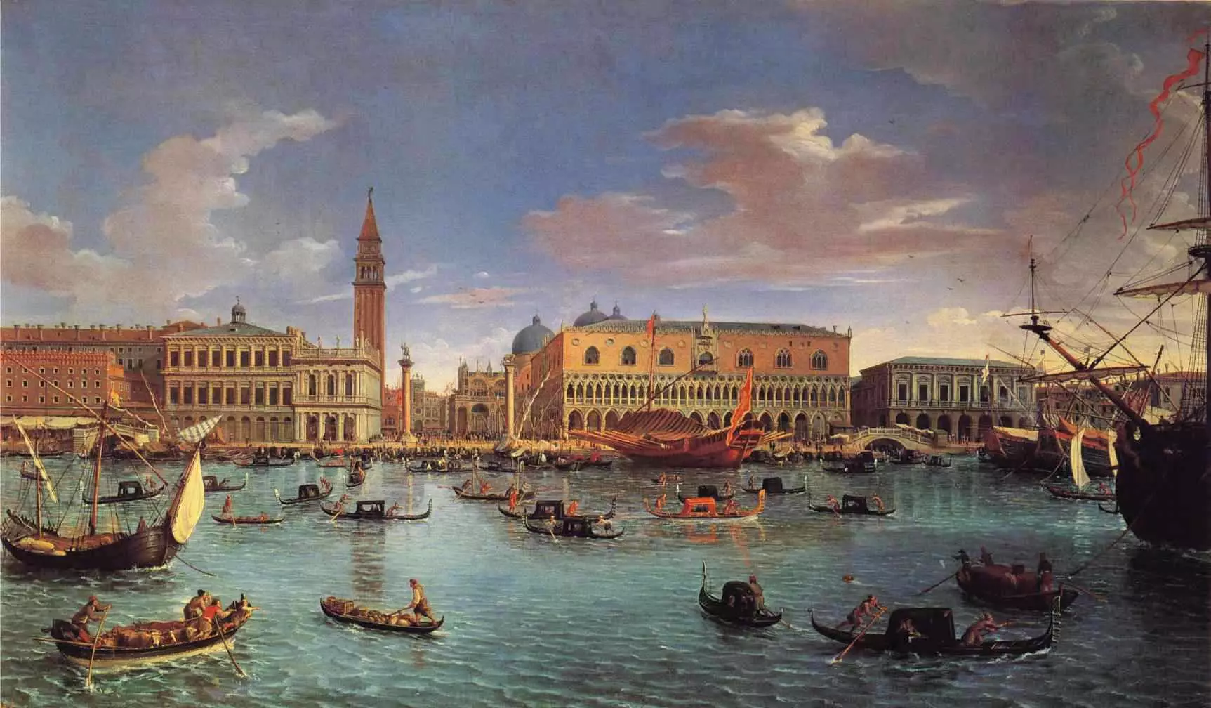 San Marco Basin, Wenecja, 1697, Gaspar van Wittel