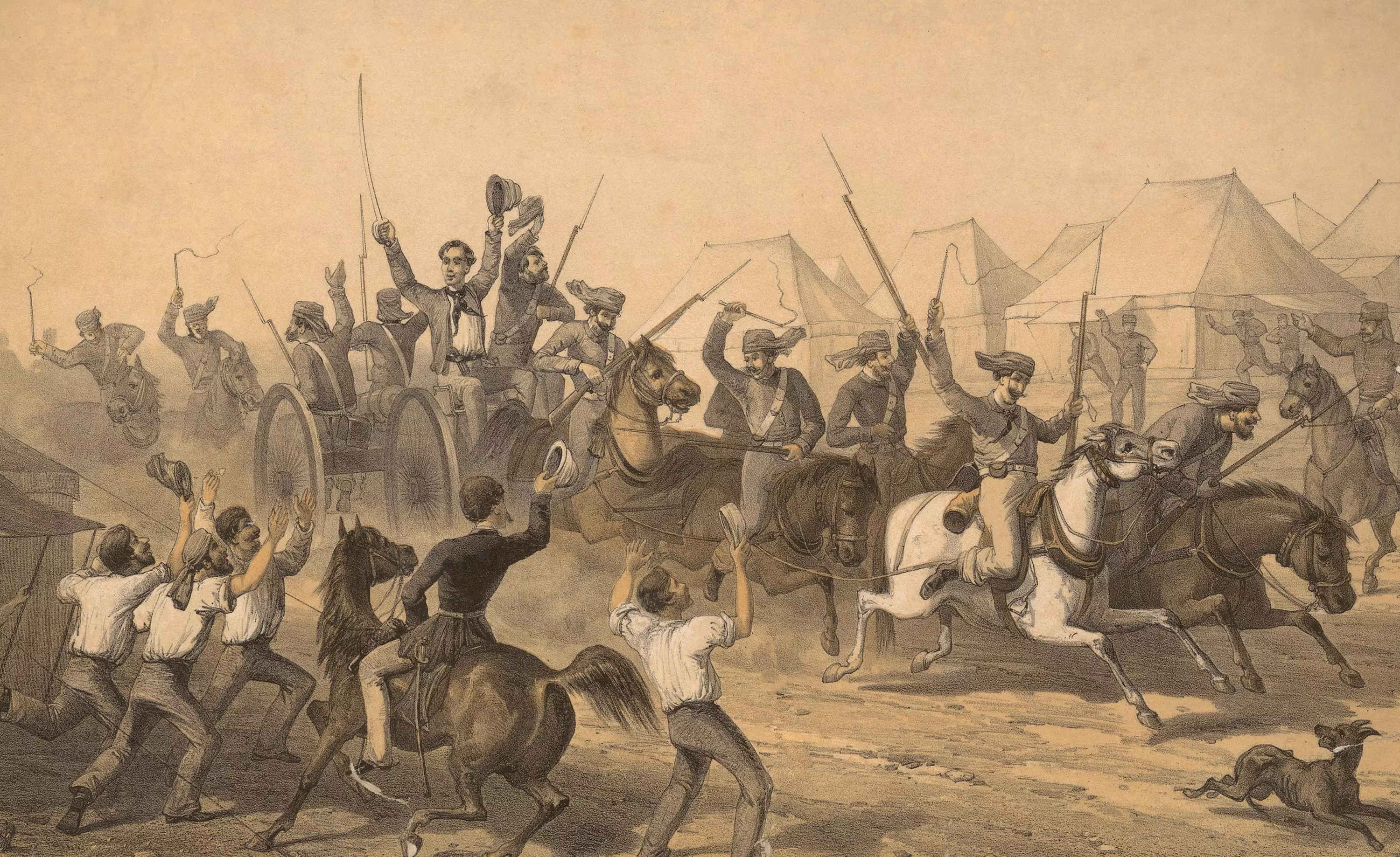 Trupat britanike në Delhi gjatë rebelimit të 1857