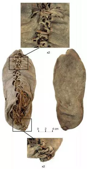 来自 Areni-1 的 5500 年历史的皮鞋