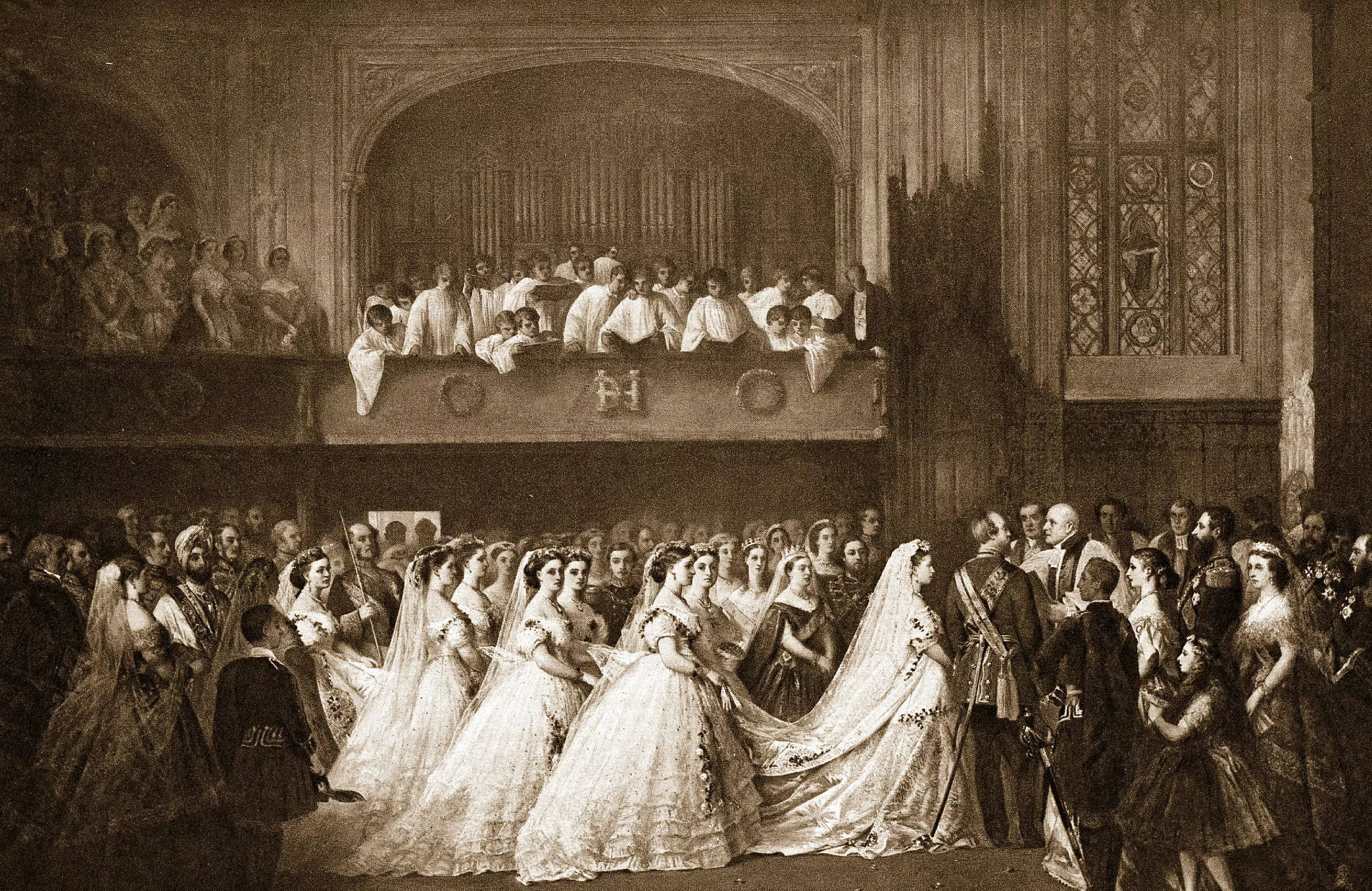 Bryllup af dronning Victorias datter Helena.
