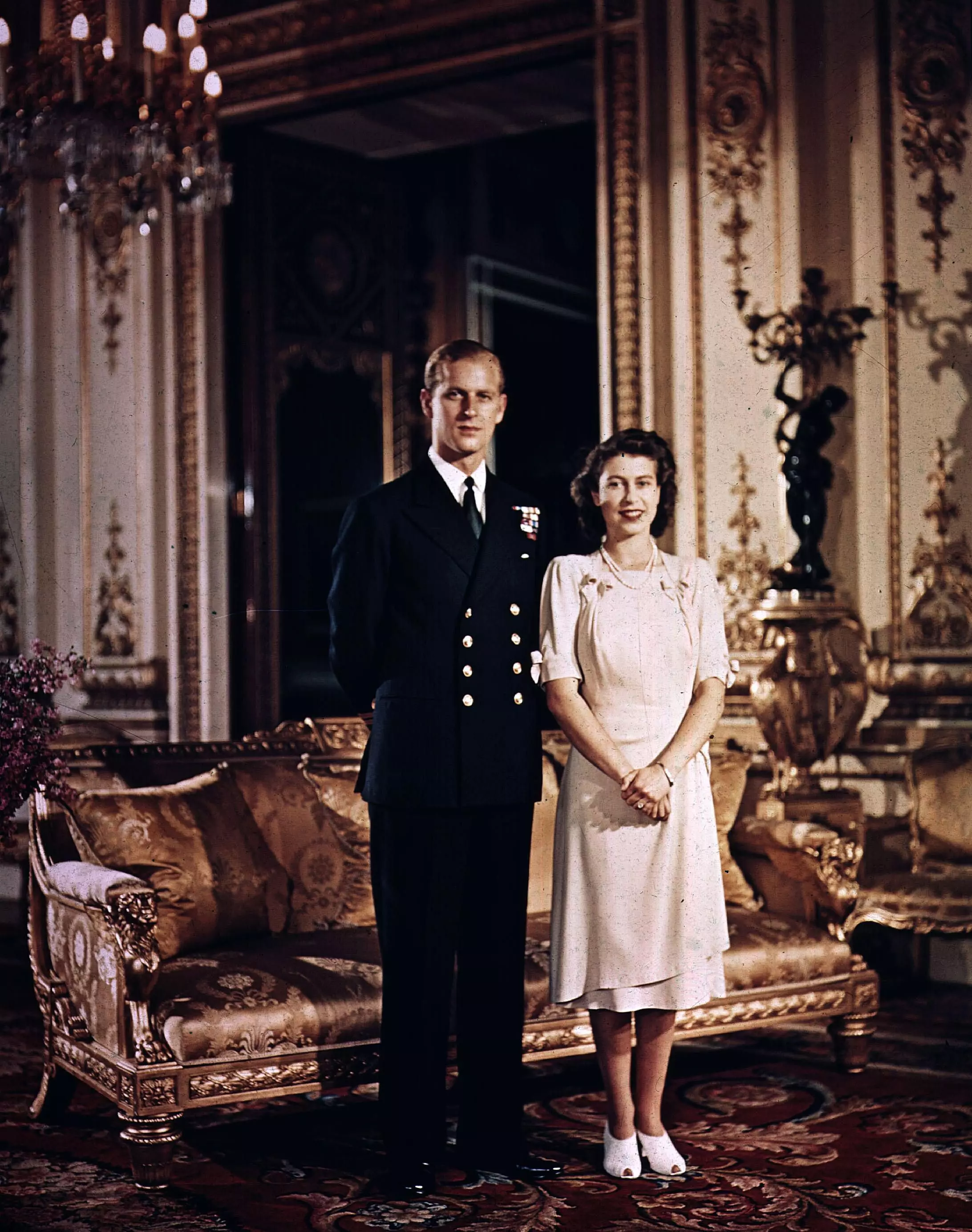 La principessa Elisabetta e il principe Filippo