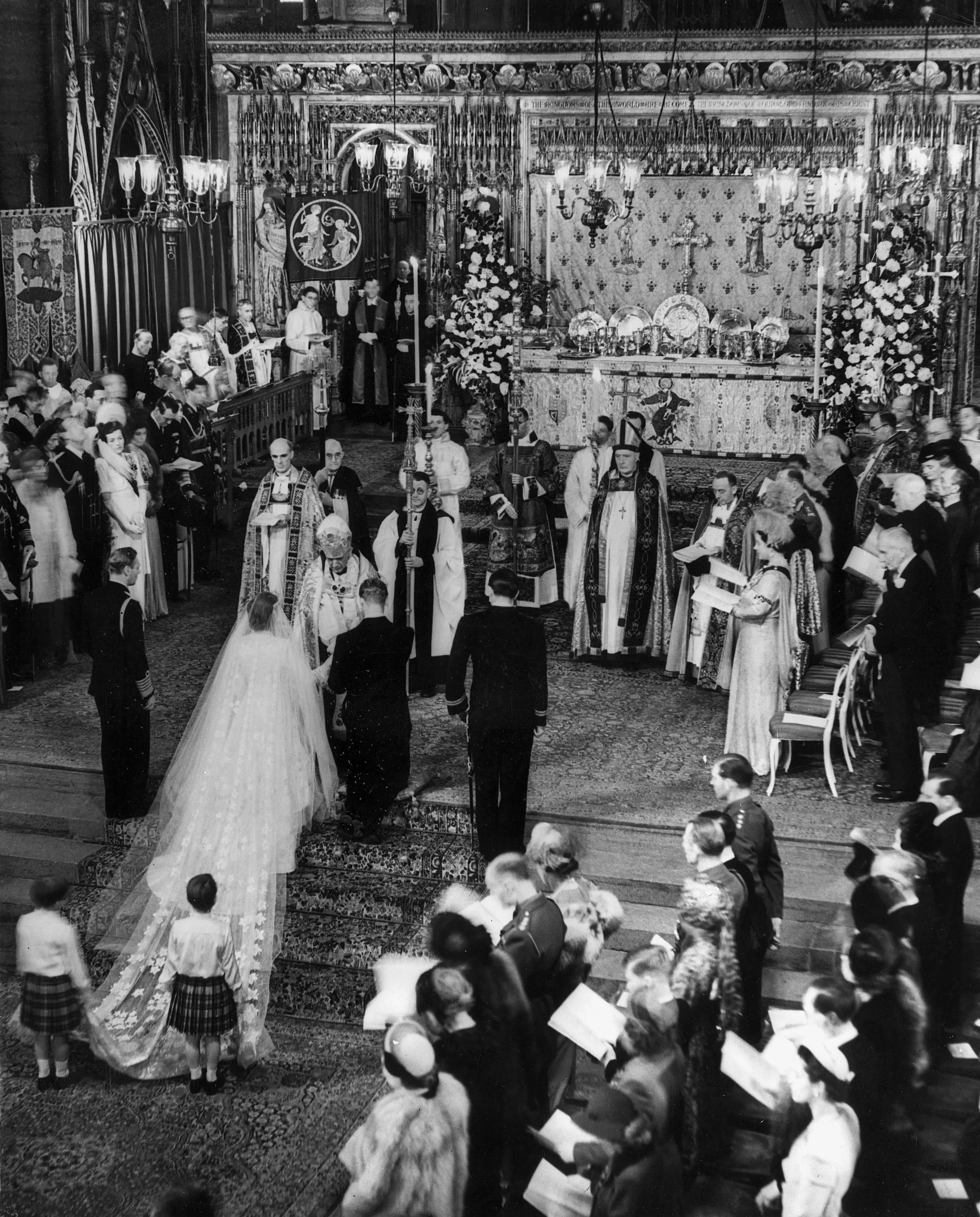 Matrimonio reale 1947 - La principessa Elisabetta e il principe Filippo