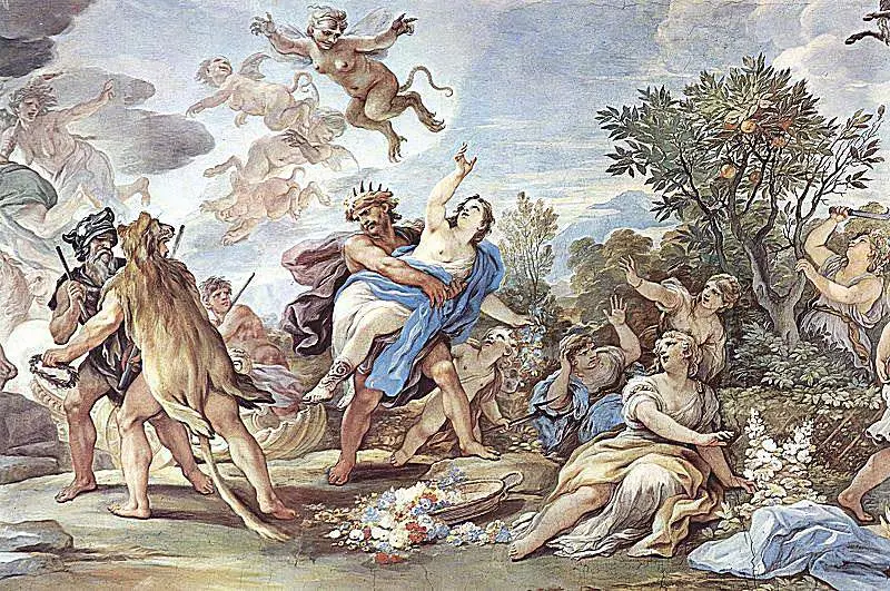 Ratto di Persefone, di Luca Giordano. 1684-1686.