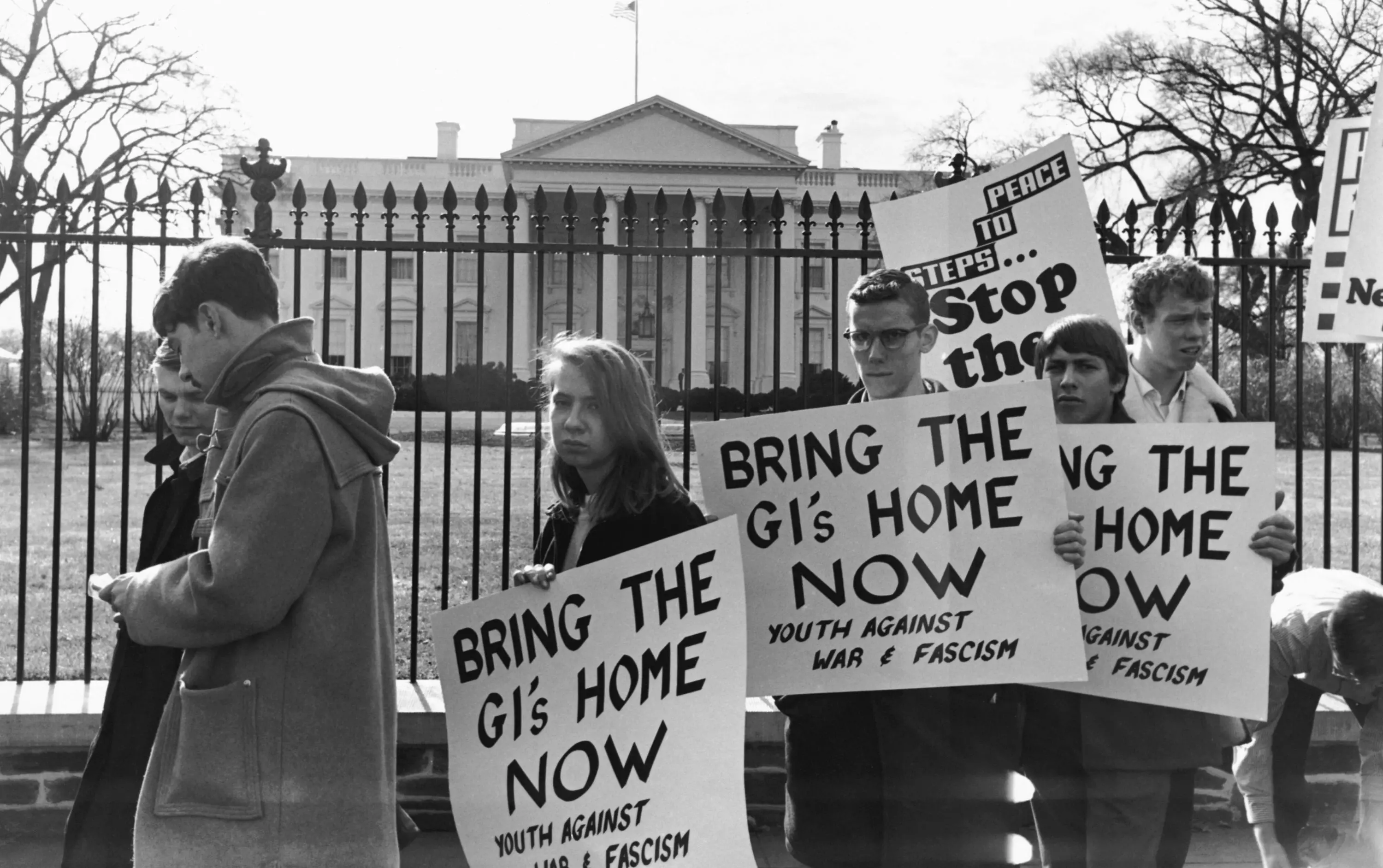 1965年白宫的抗议者