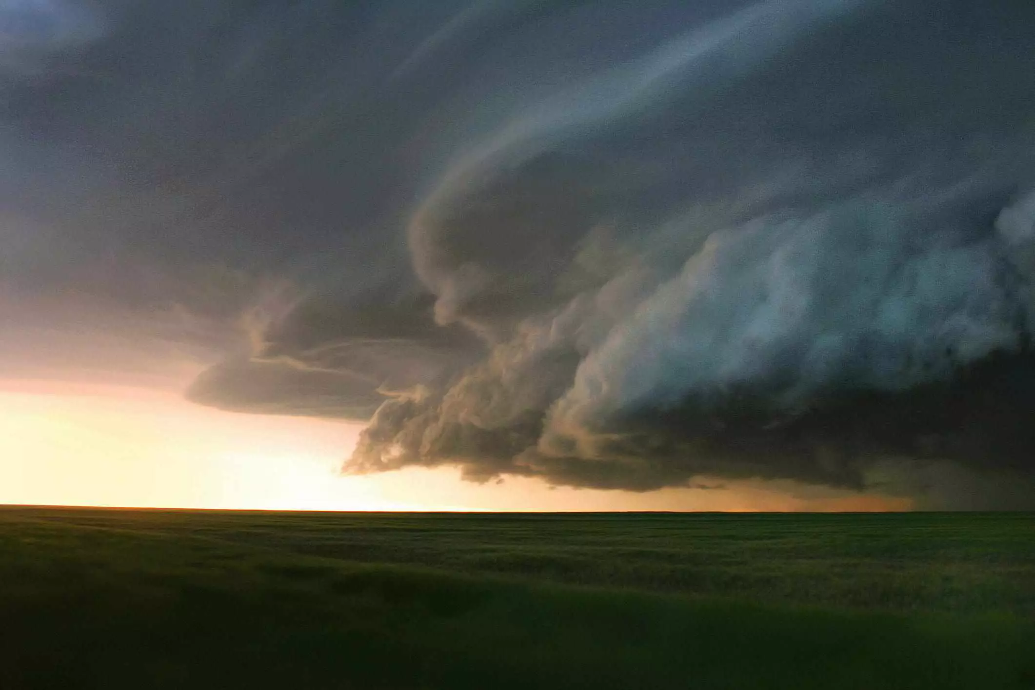 Polcfelhők Colorado déli részén.