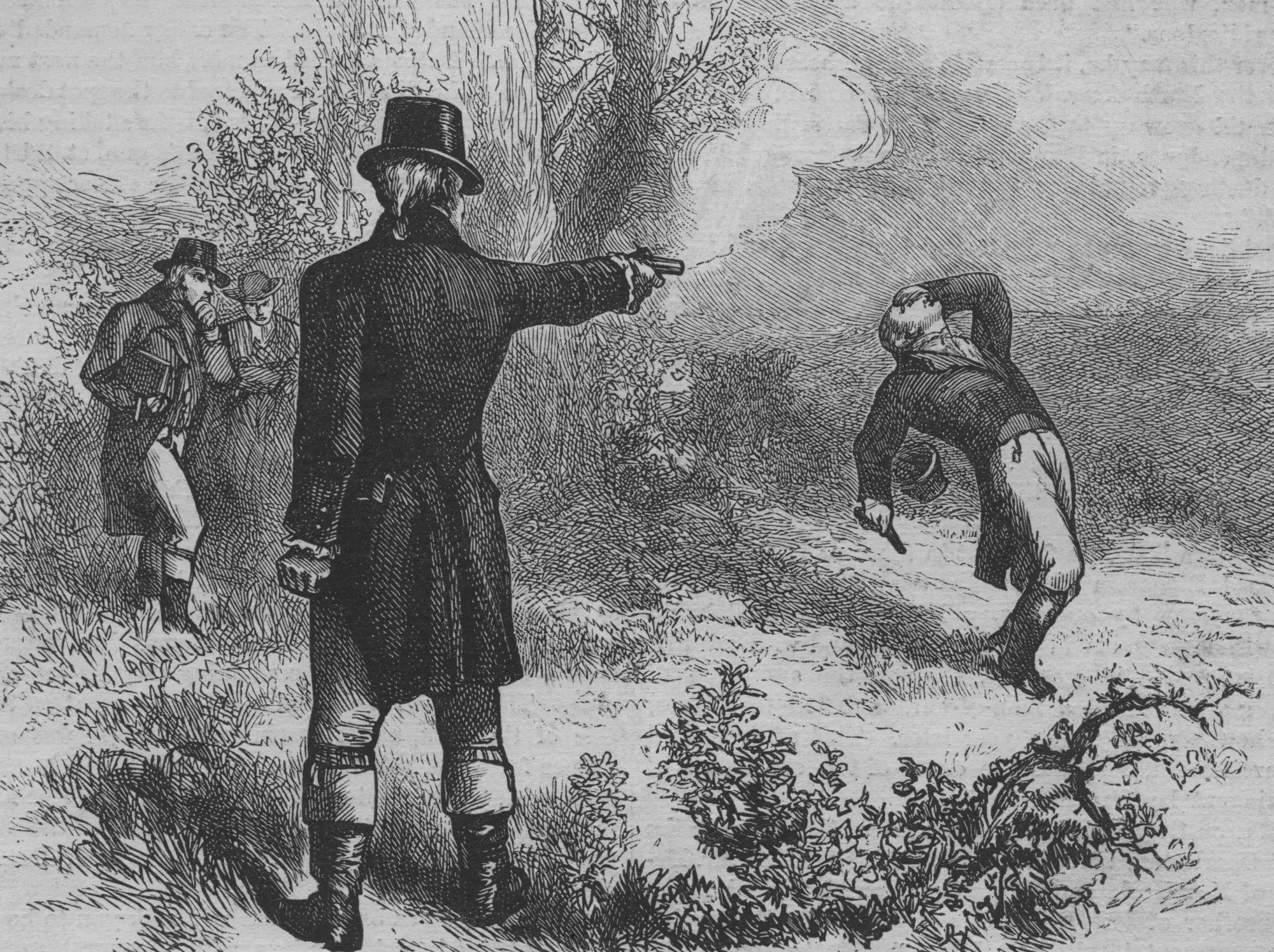 Burr shooting Hamilton